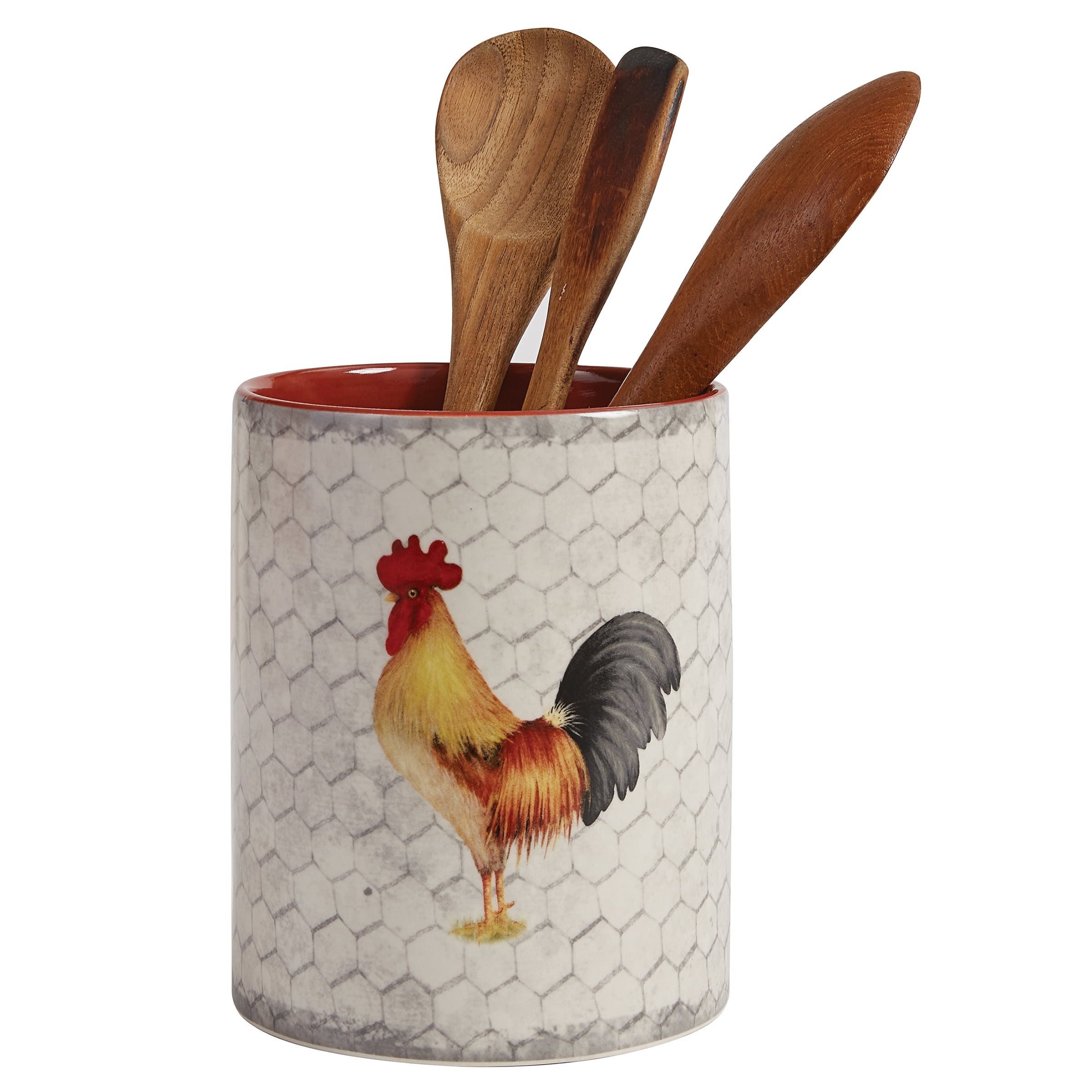 Park Designs Break Of Day Rooster Utensil Crock - Walmart.com