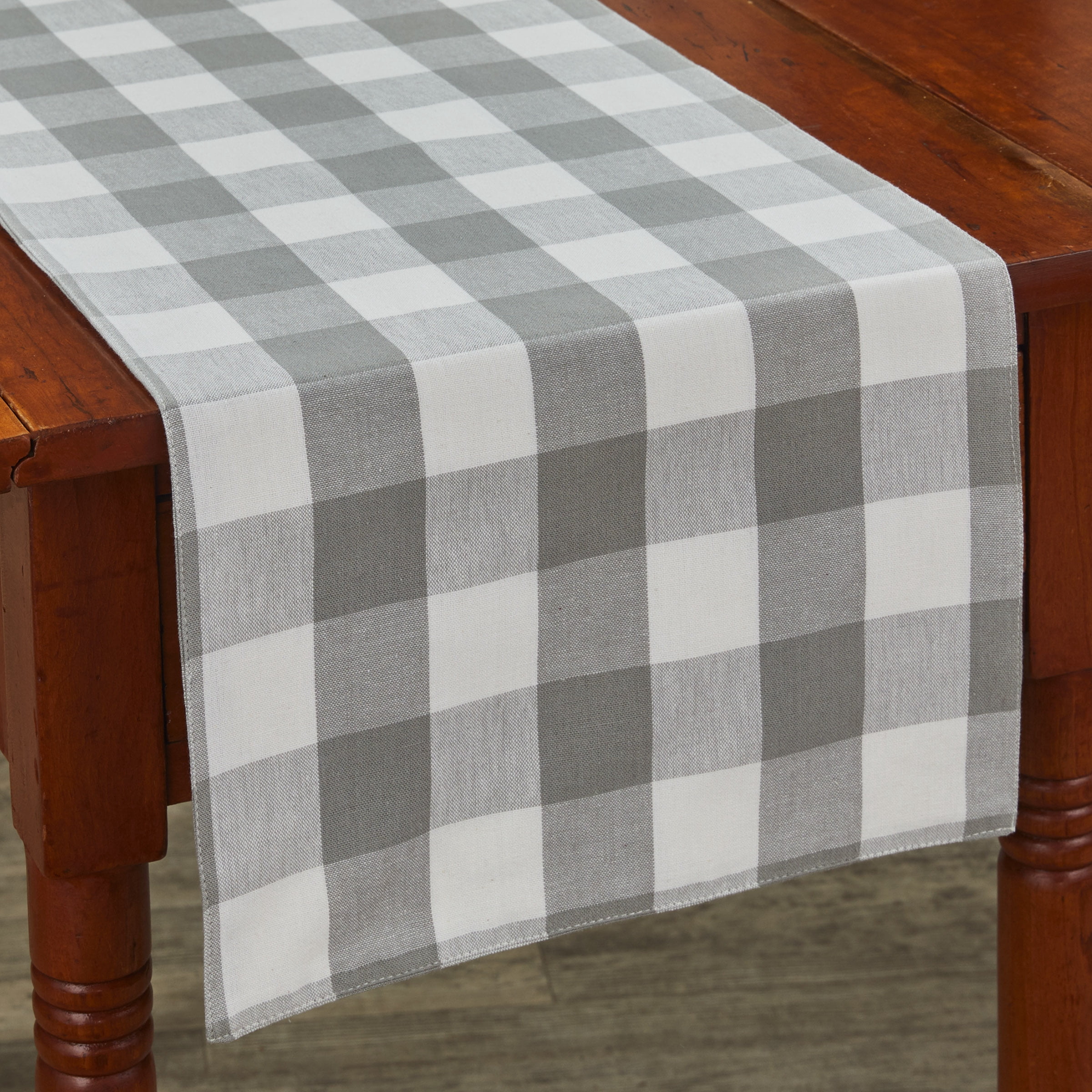 Park Designs Buffalo Check Backed Table Runner - Dove - Walmart.com