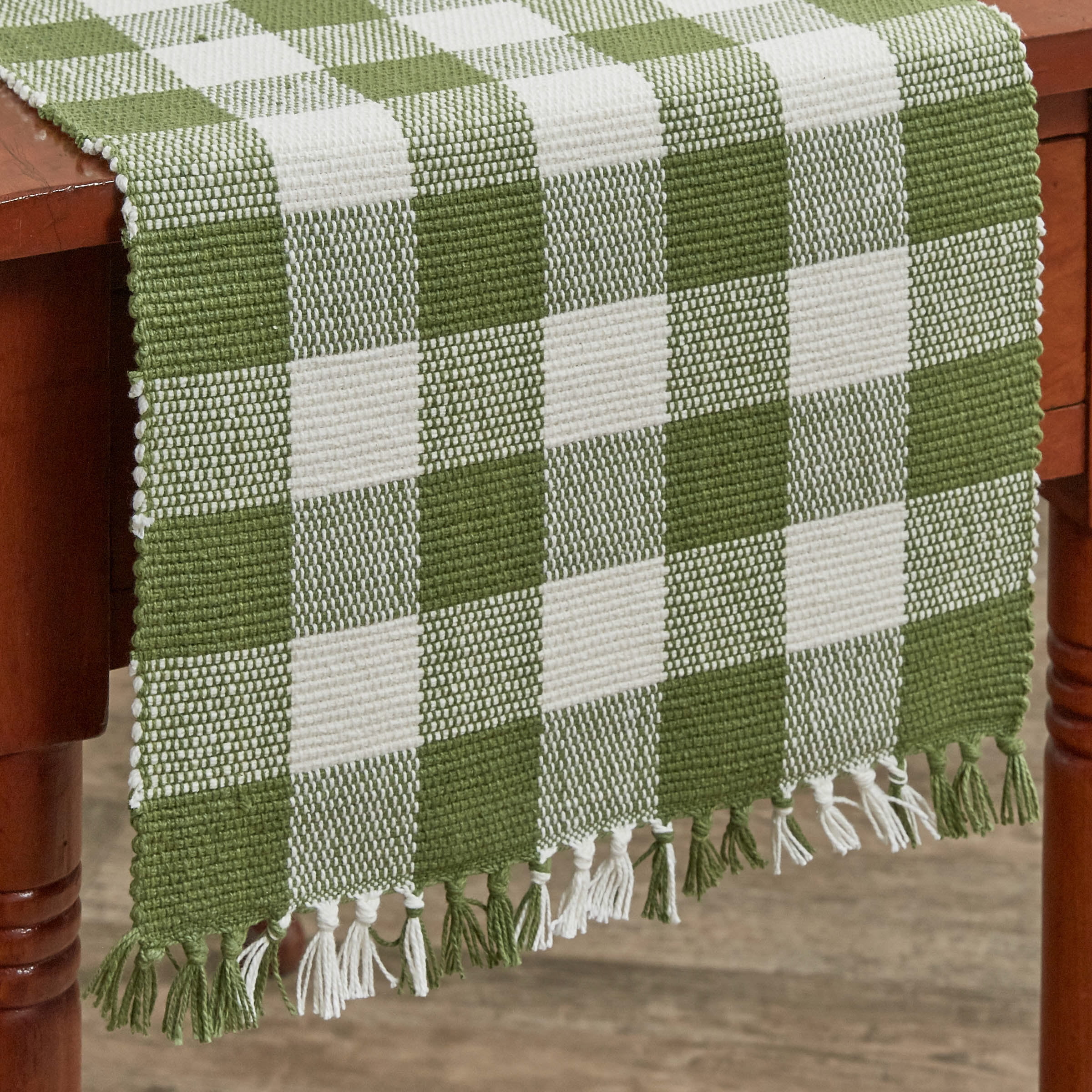 Park Designs Buffalo Check Table Runner - 36''L - Sage - Walmart.com