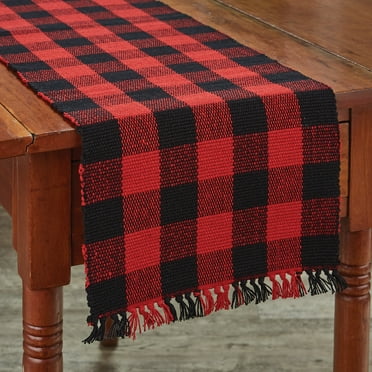 Park Designs Buffalo Check Table Runner - 54"L - Garnet - Walmart ...