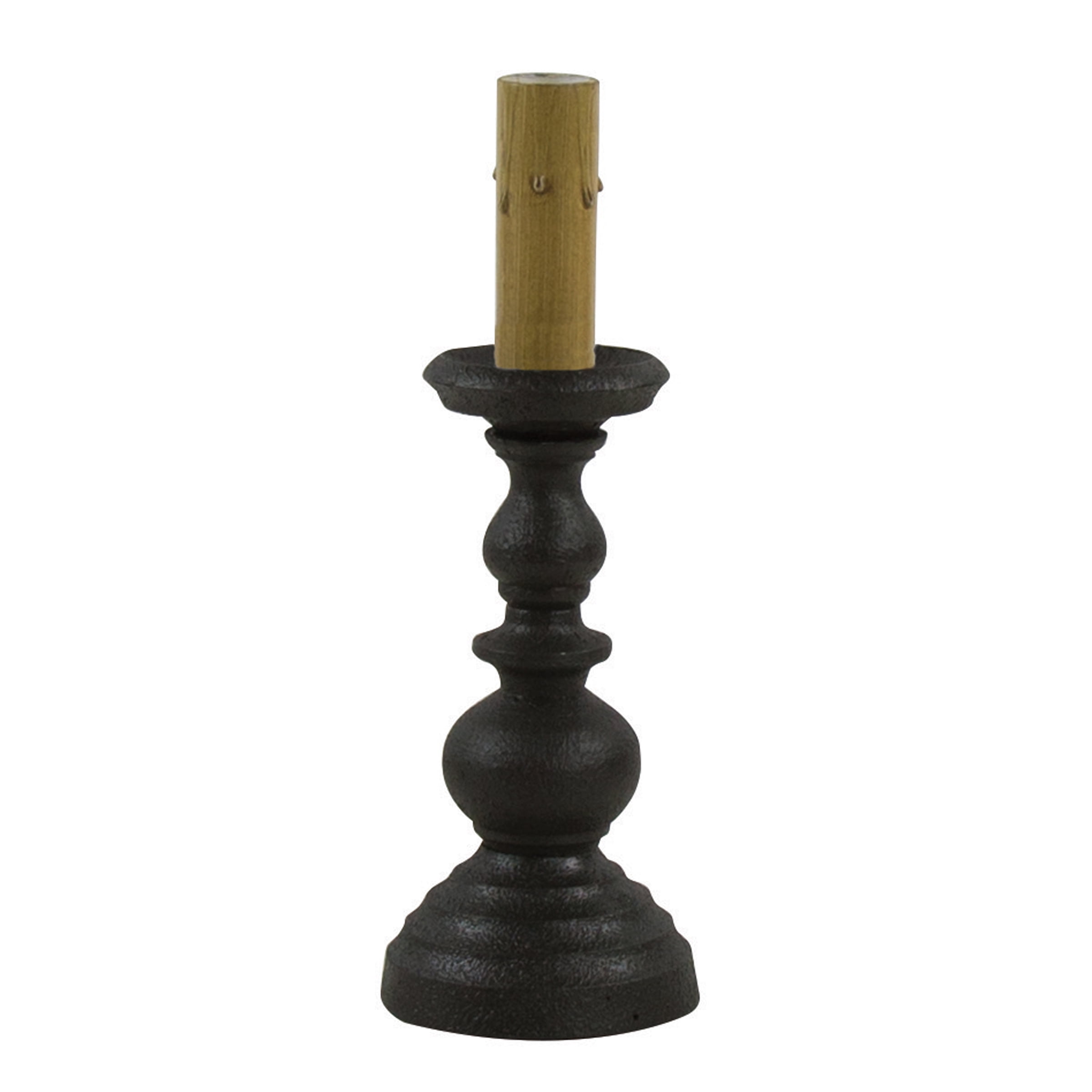 Park Designs 8.5" Black Candlestick Lamp - Rustic Farmhouse Table Lamp ...