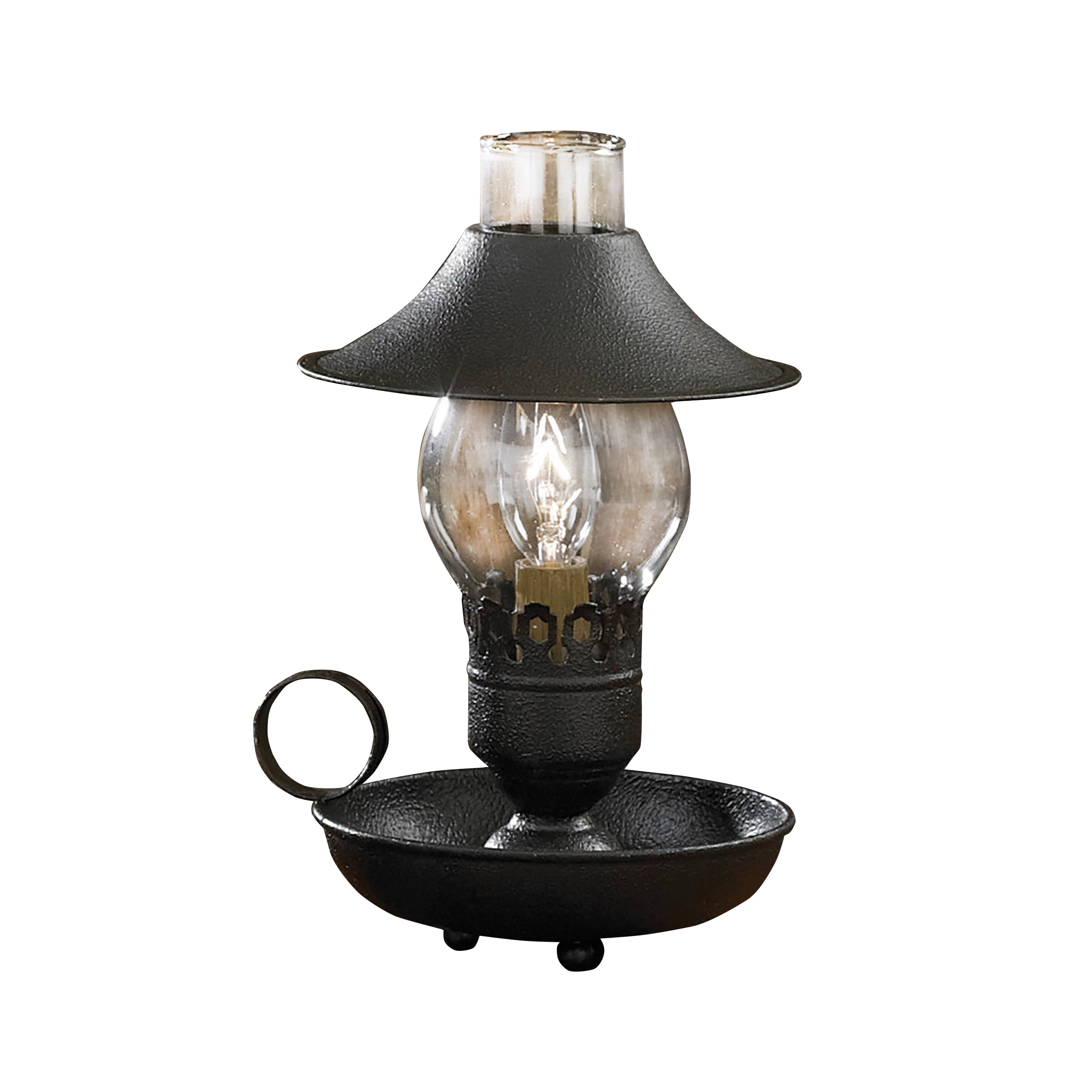 Park Designs Vintage Black Table Chamberstick Lamp With Shade, 9 ...