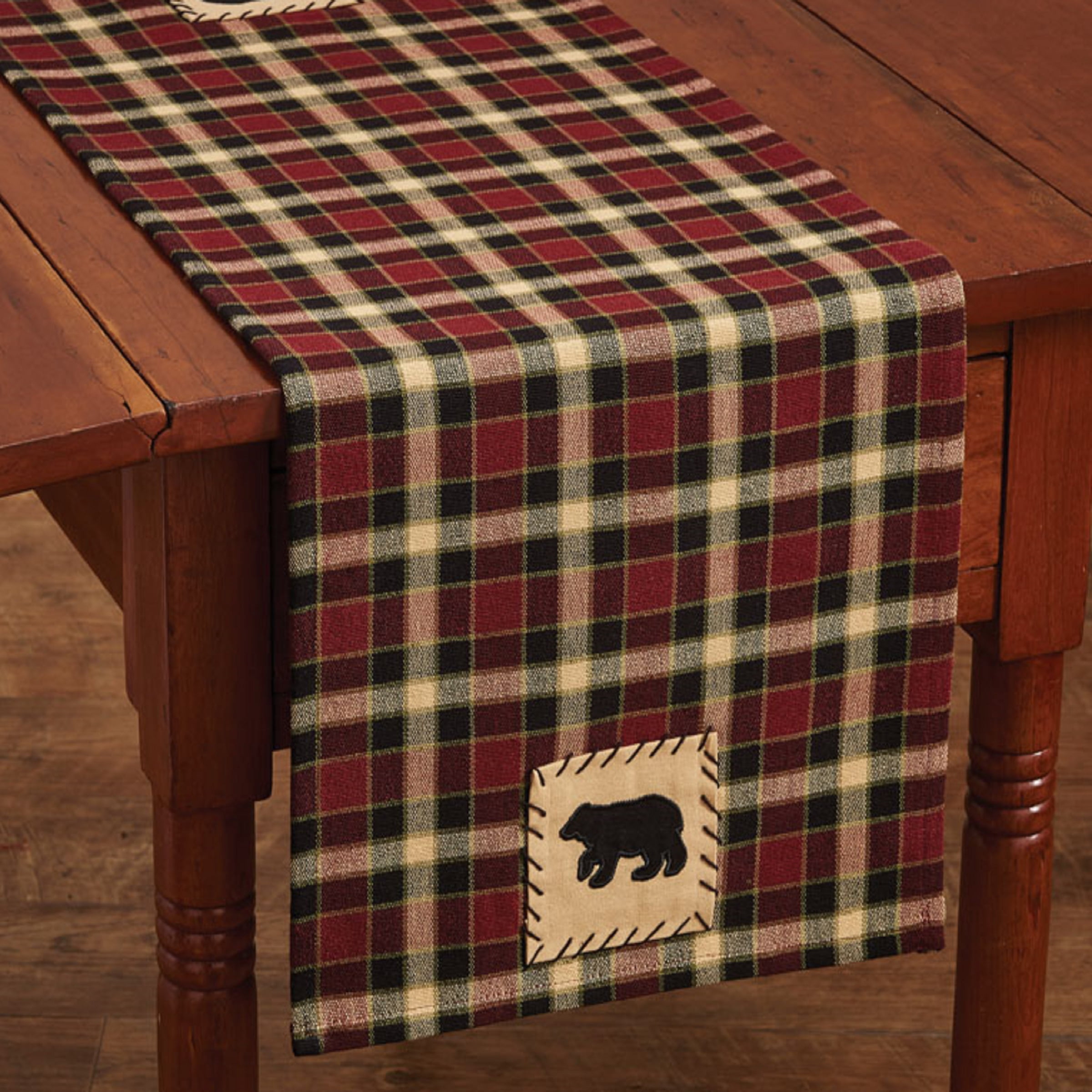 Park Designs Concord Black Bear Table Runner - 36"L - Walmart.com