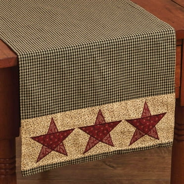 Farmhouse Star Runner Quilted 13x36 - Walmart.com