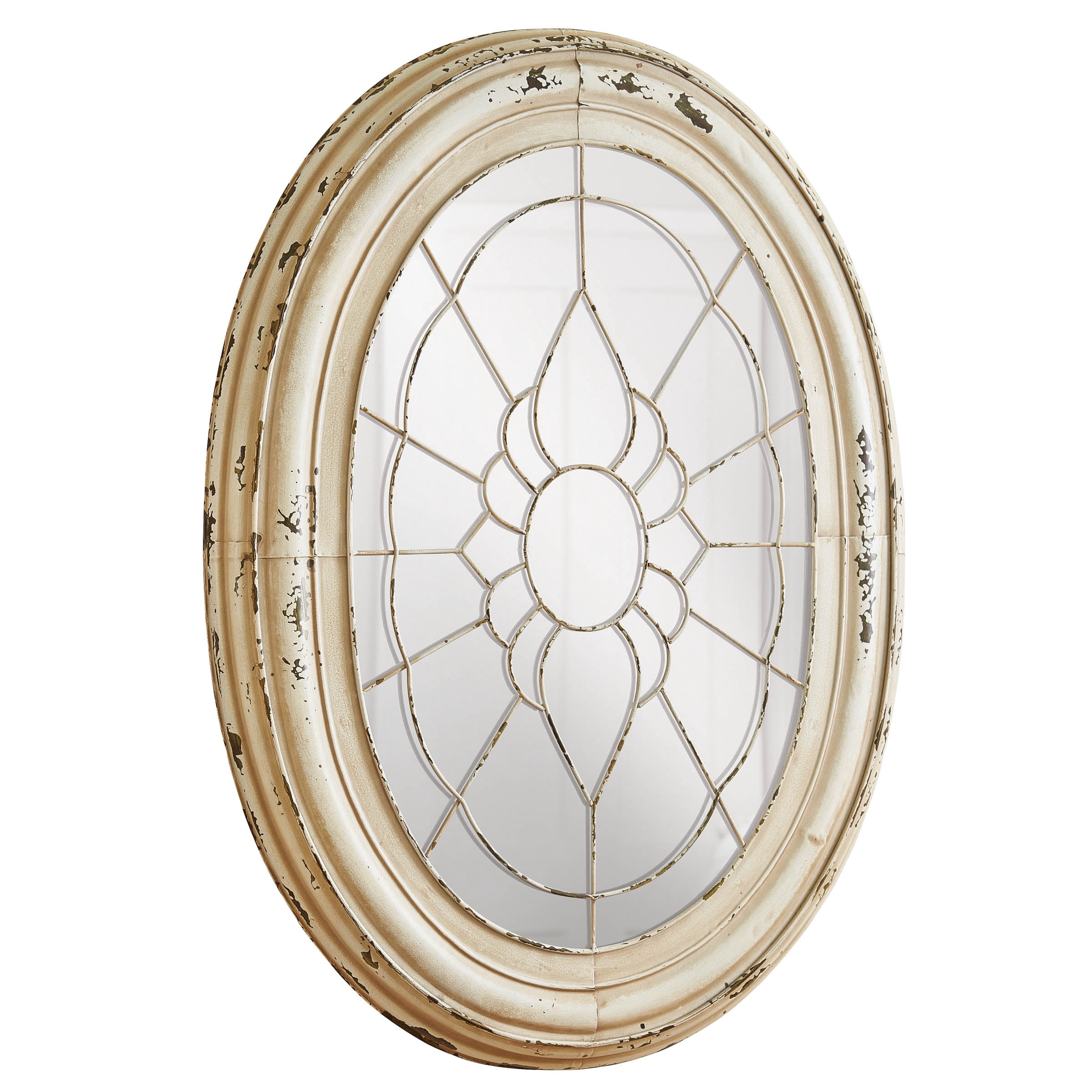 Park Designs Cream Metal Window Frame Mirror 35.5"H - Walmart.com