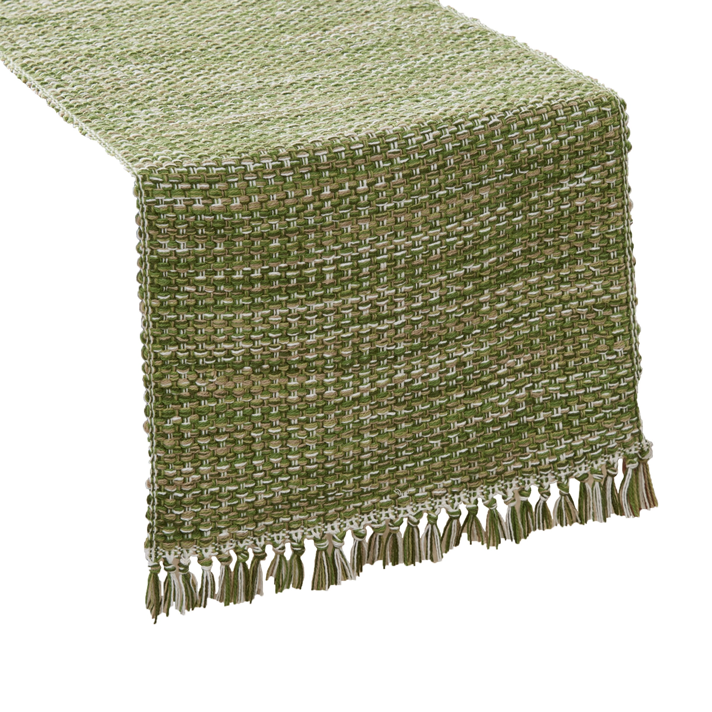 Park Designs Evergreen Basketweave Table Runner 13" X 36" - Walmart.com