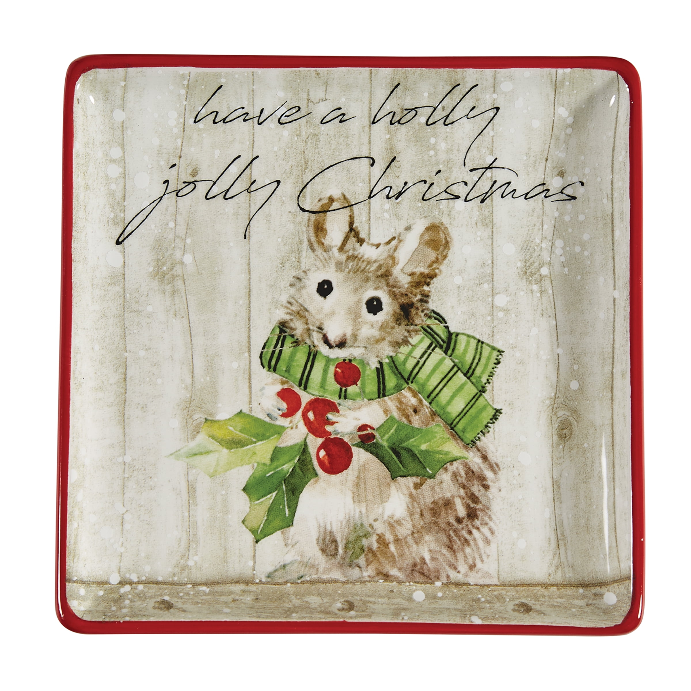 Park Designs Farmhouse Snowman Spoon Rest - Red - Walmart.com