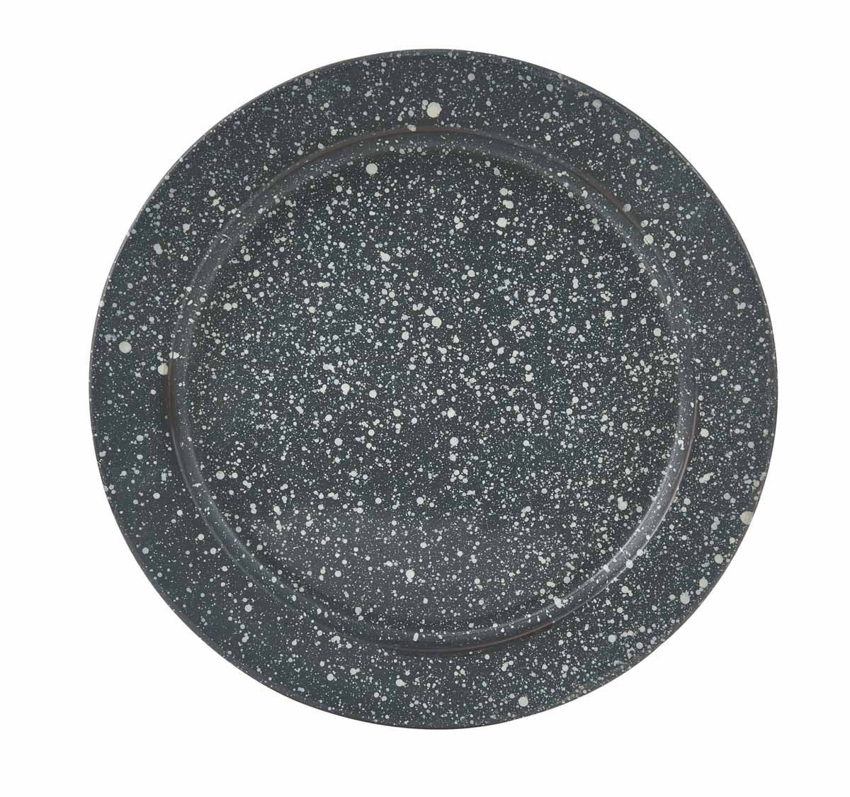 Park Designs Gray Granite Enamelware Dinner Plate Set of 4 - Walmart.com