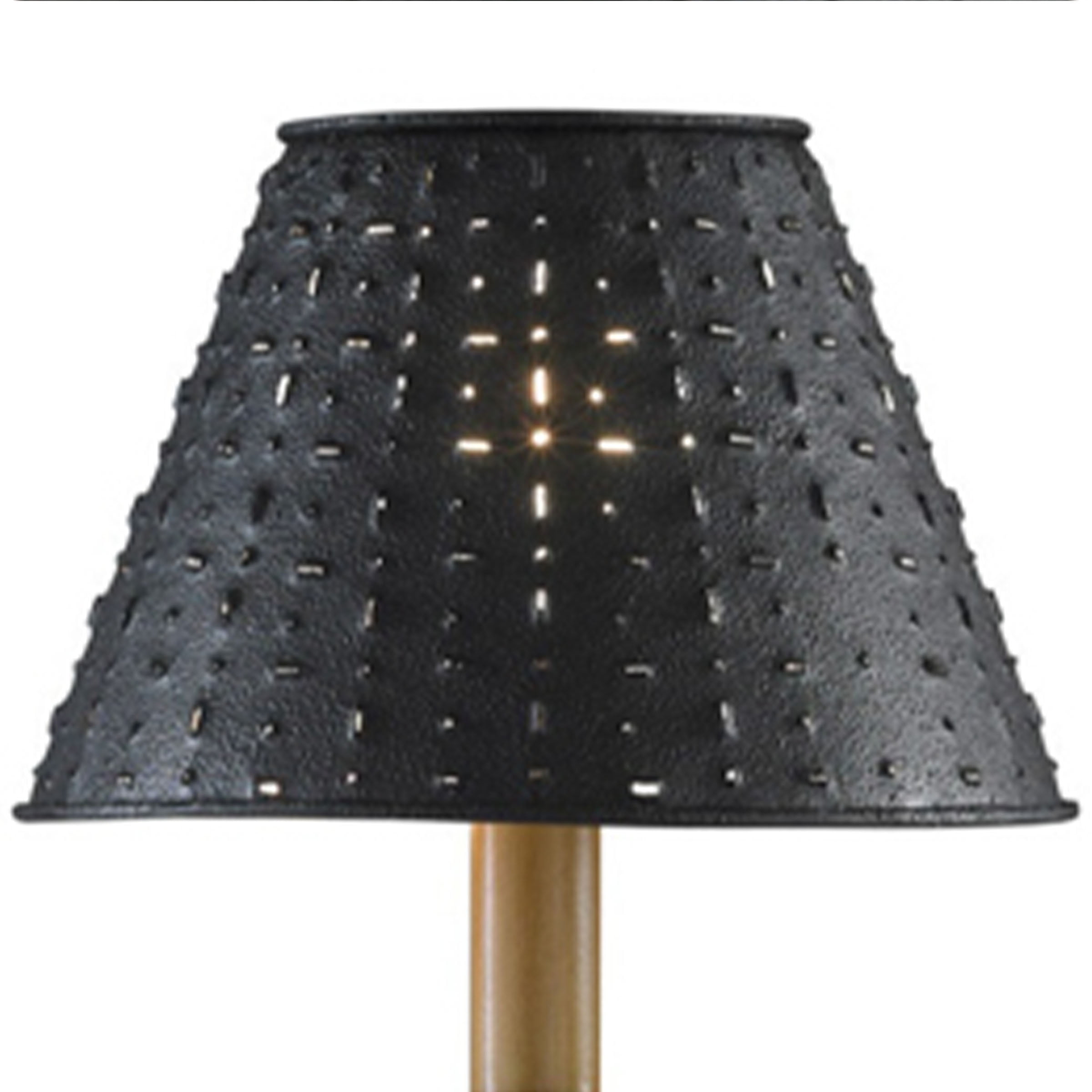 Park Designs Metal Dot Dash Shade - 12" - Black - Walmart.com