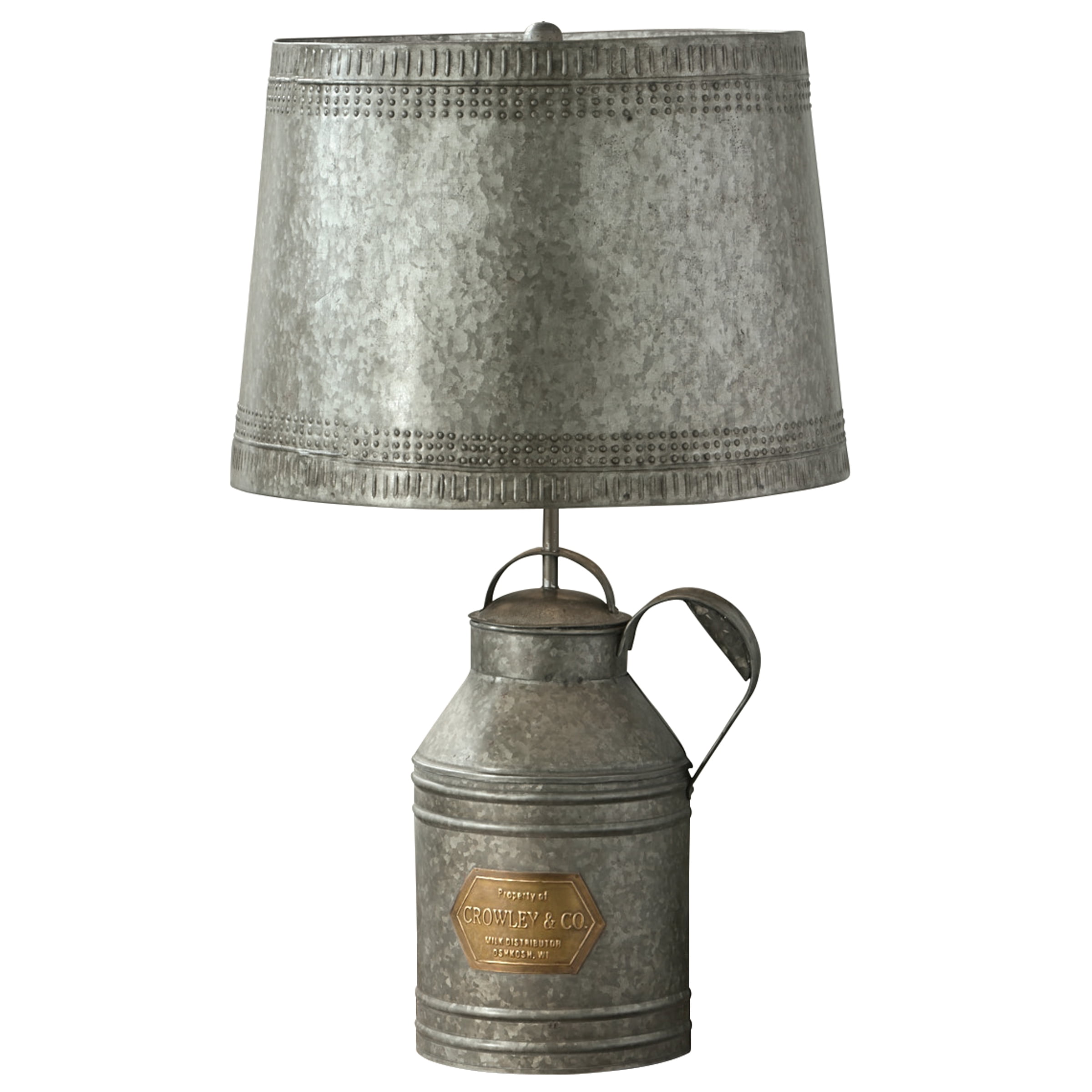 Park Designs Milkcan Lamp Tin With Tin Shade - Walmart.com