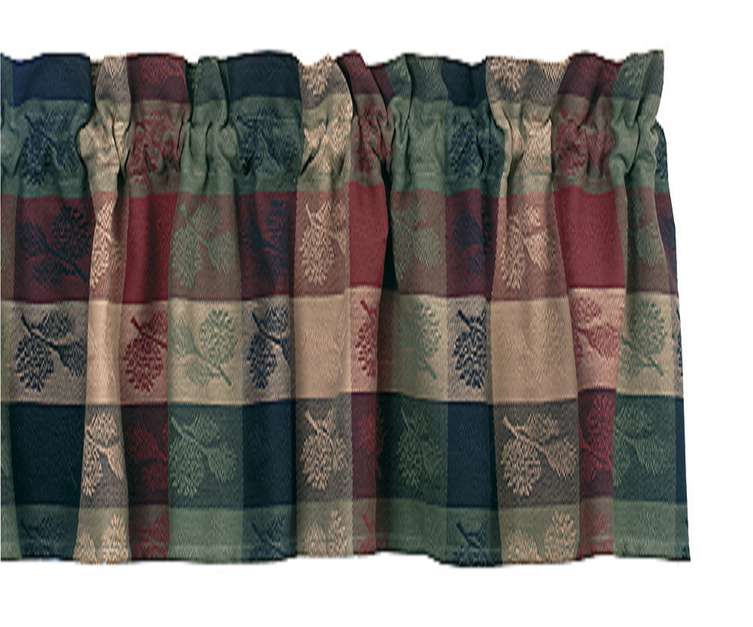 Park Designs Pinecone Valance 14"L Green - Walmart.com