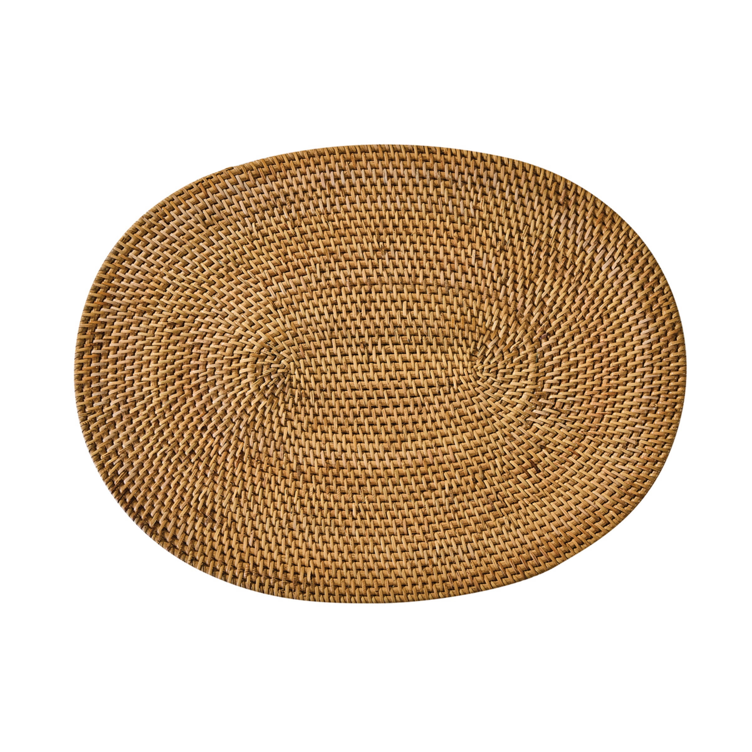 Park Designs Rattan Oval Charger Set of 2 - Walmart.com