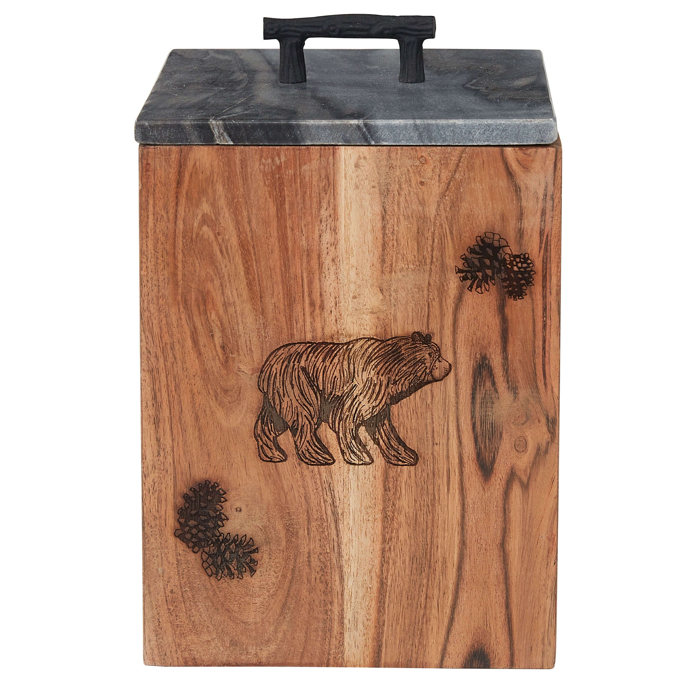 Park Designs Rustic Wood Canister - Large - Walmart.com