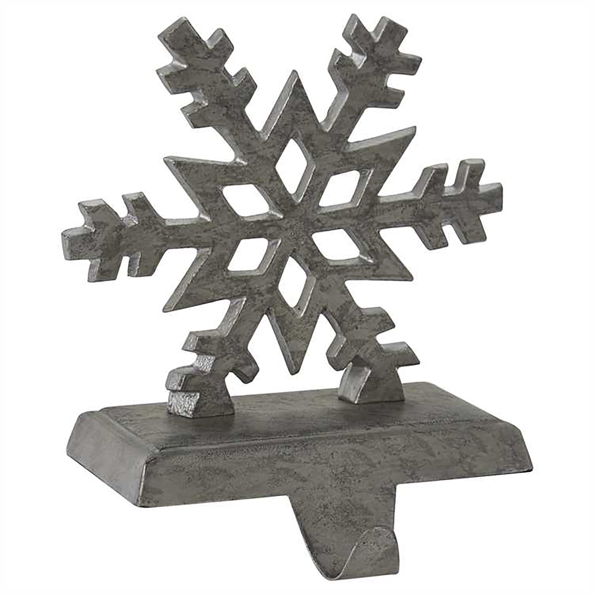 Park Designs Snowflake Stocking Hanger Galvanized - Set of 2 - Walmart.com