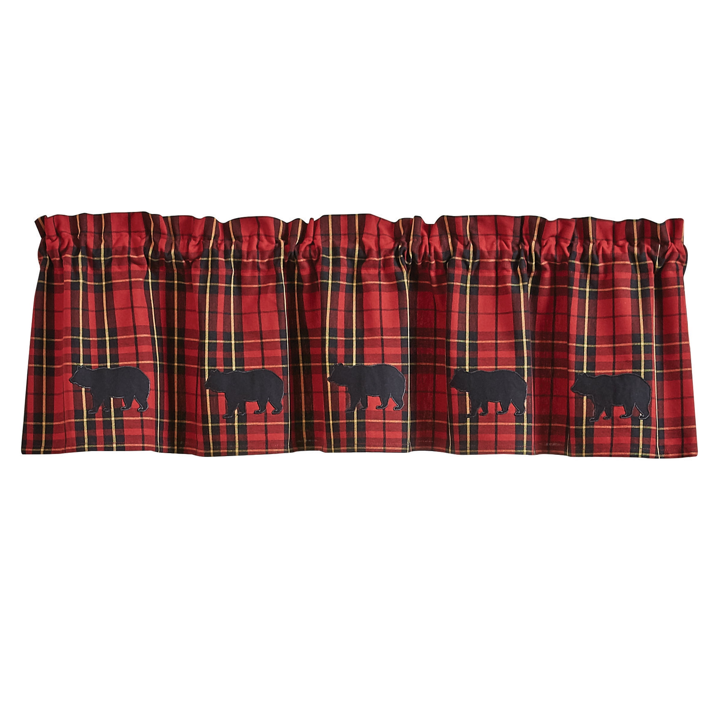 Park Designs Rustic Country Window Print Curtains - Sportsman Plaid ...