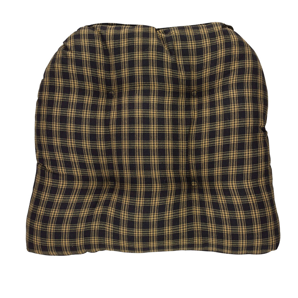 Park Designs Sturbridge Black Chair Pad - Walmart.com