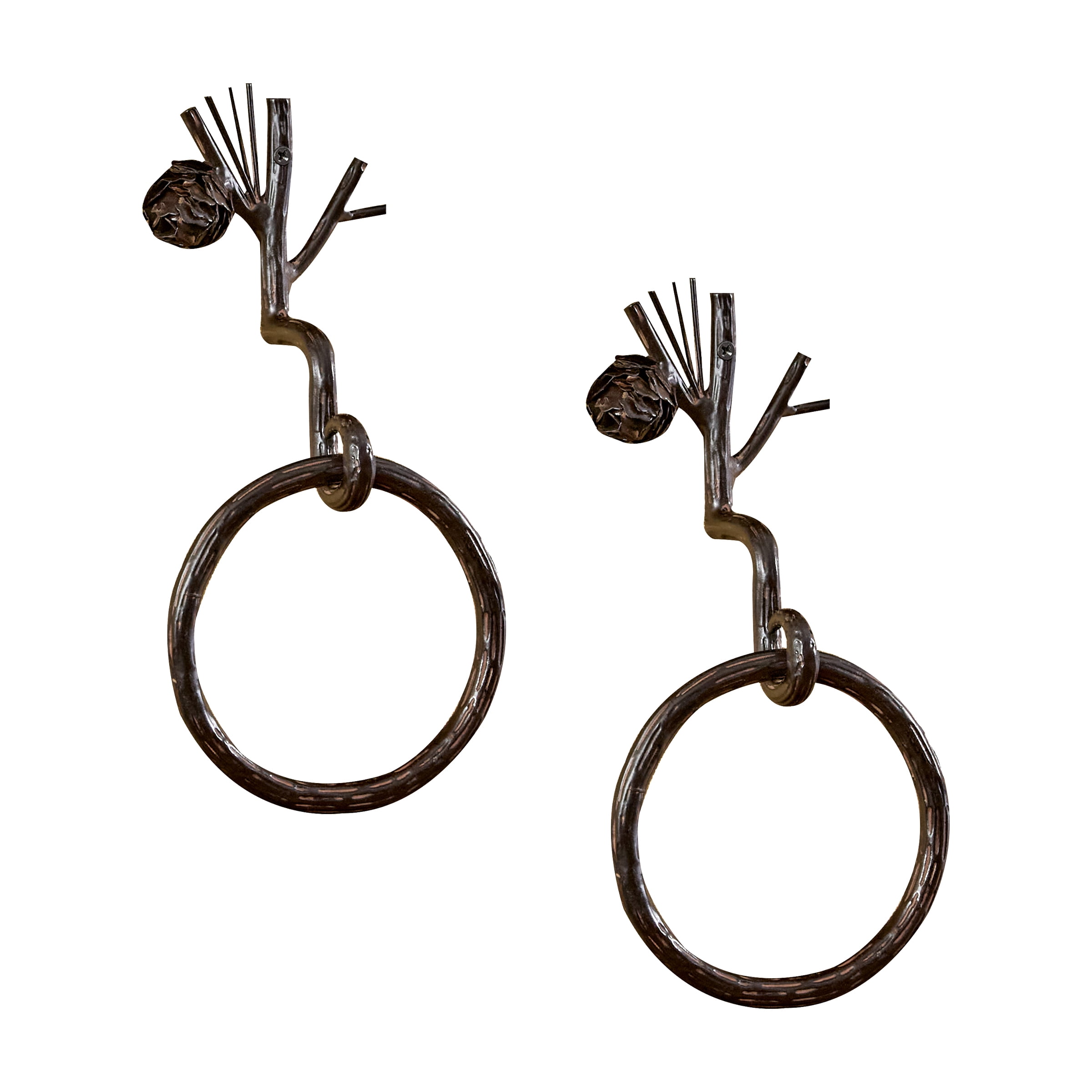 Park Designs Tall Pines Ring Hook Set of 2 - Walmart.com