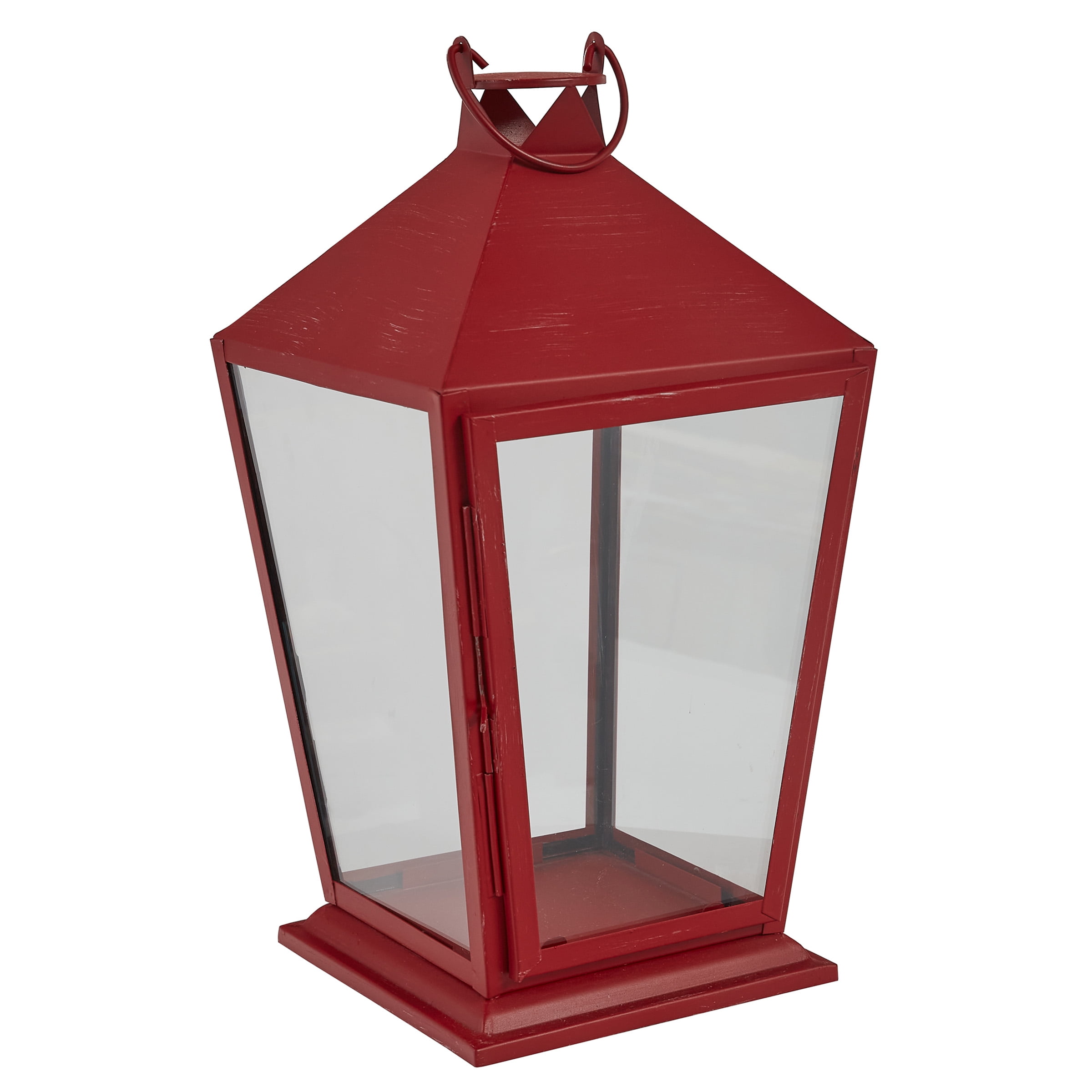 Park Designs Tall Square Red Lantern - Walmart.com