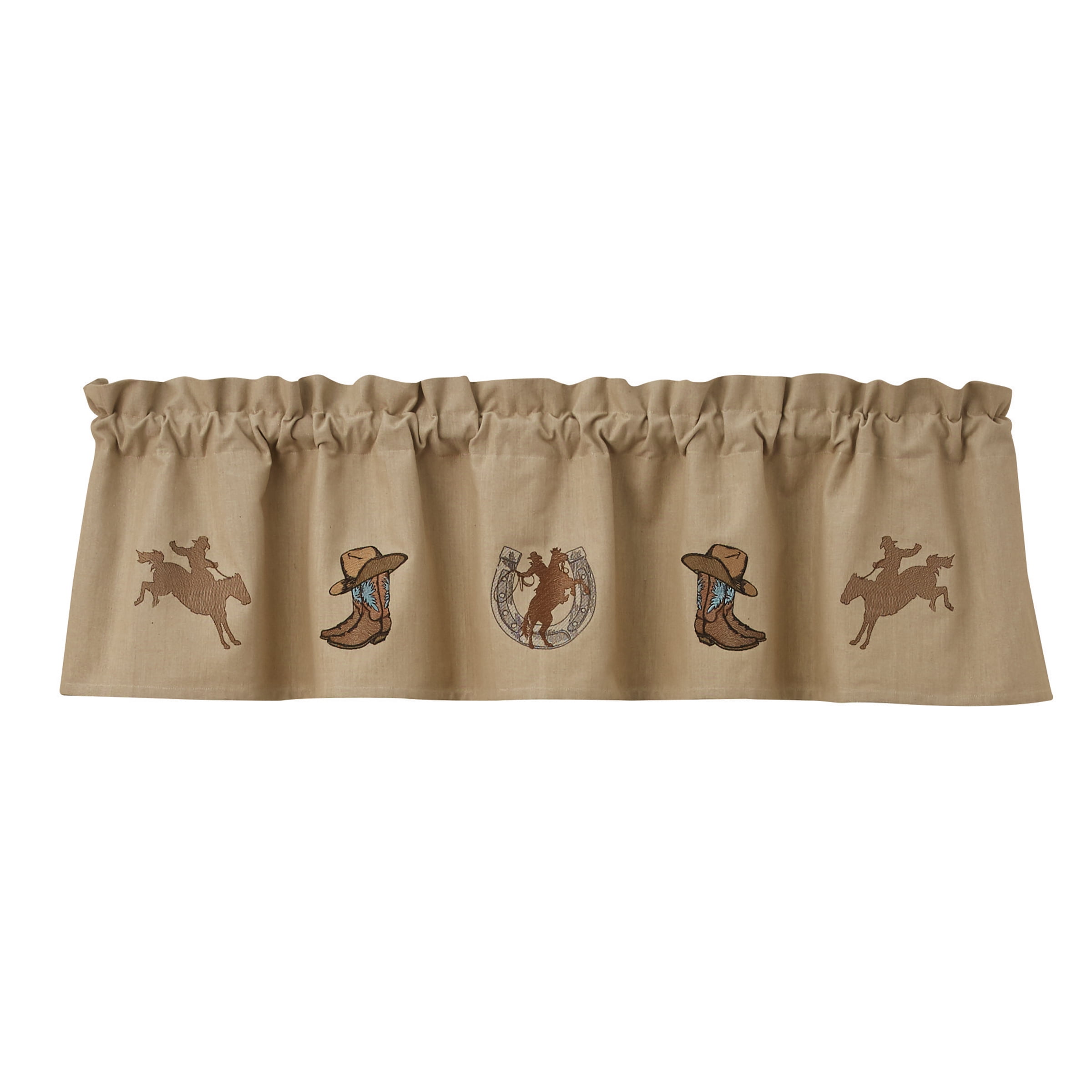 Park Designs Western Embroidered Lined Valance - Walmart.com