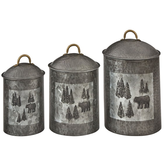 Park Designs Wild Woods Bear Canisters Set - Walmart.com
