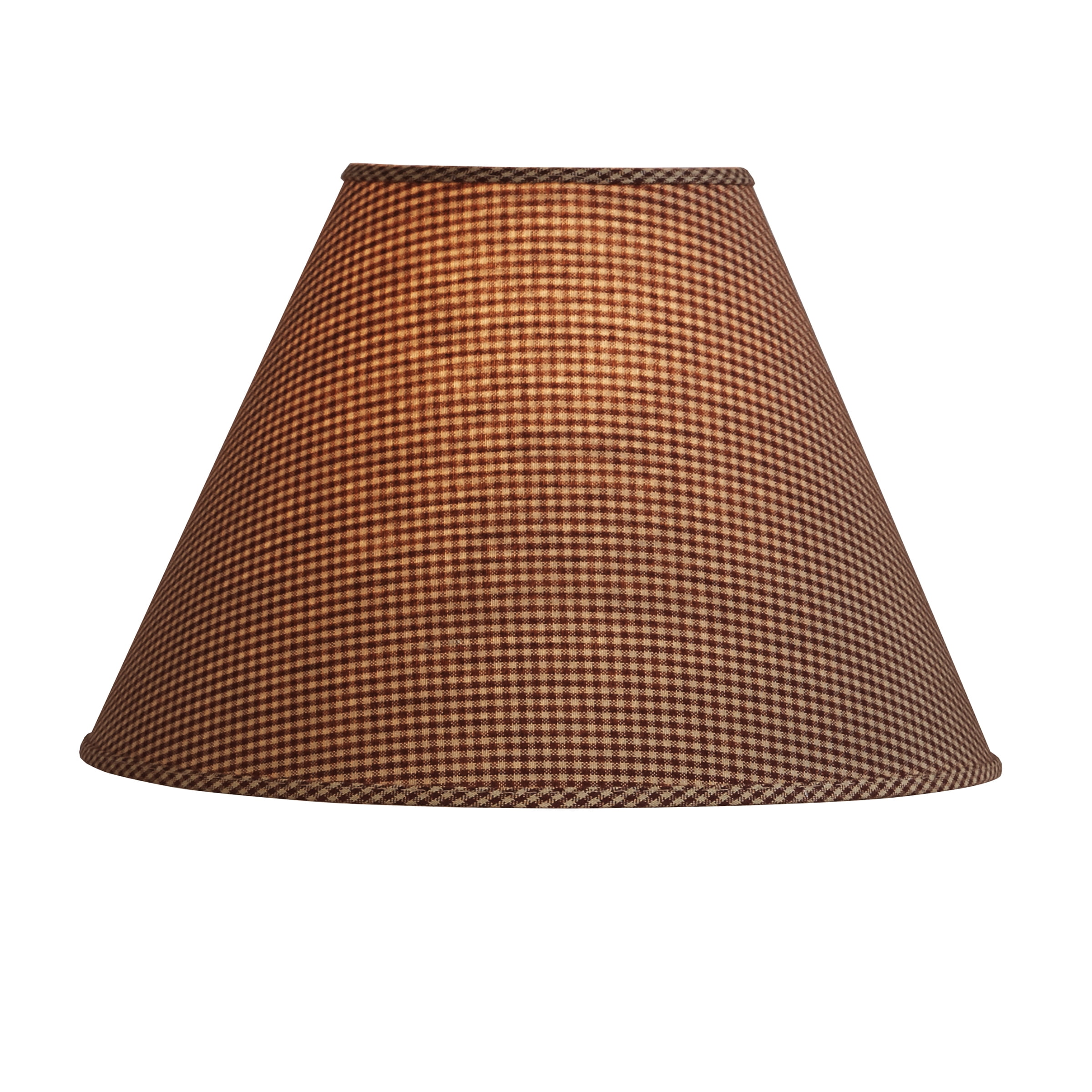 Park Designs York Mini Check Shade - Wine - 14" - Walmart.com