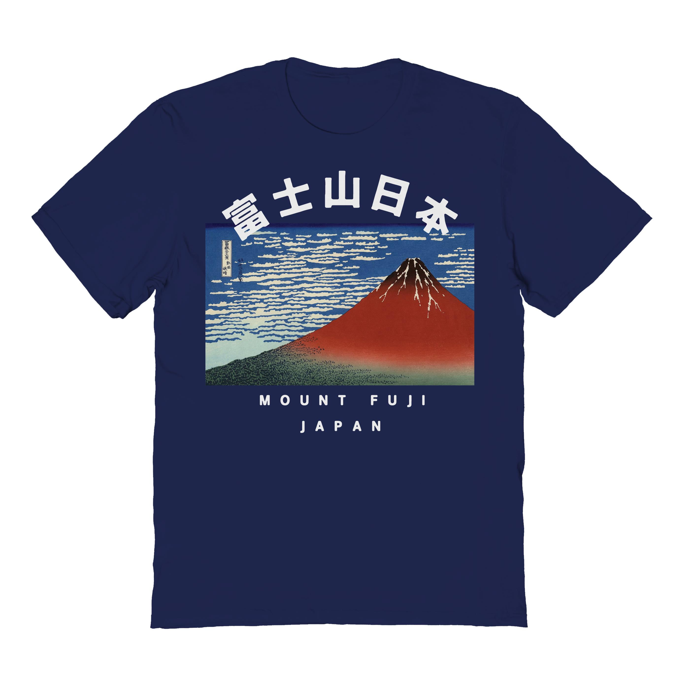 Park Fields Mount Fuji Graphic Navy Men's Cotton T-Shirt - Walmart.com