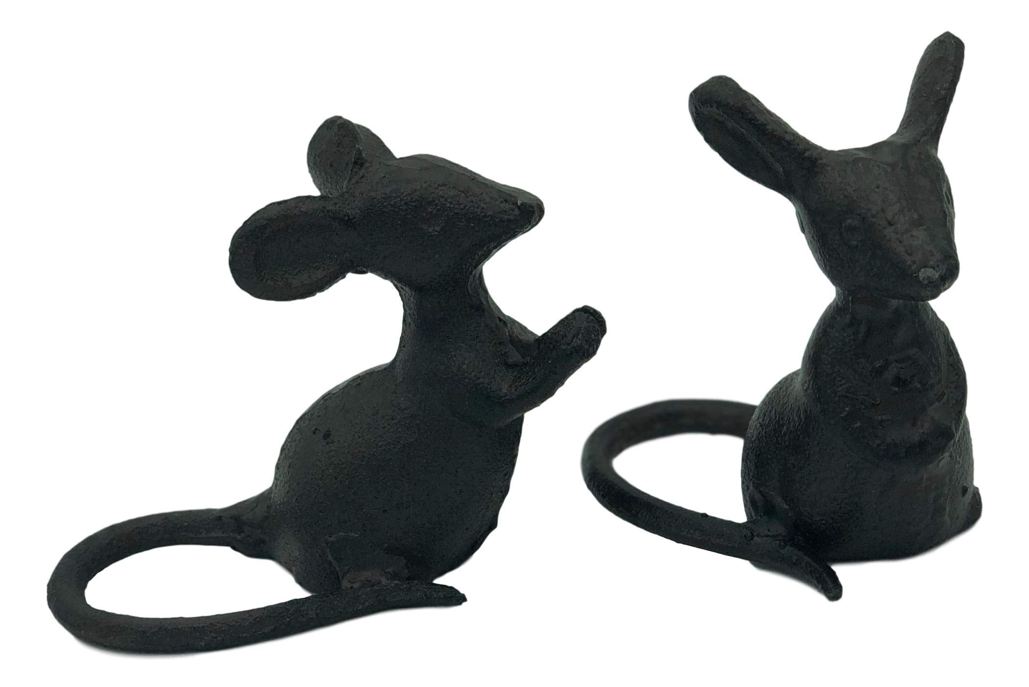 Park Hill Collection Cast Iron Mice Pair, Set of 2 - Walmart.com