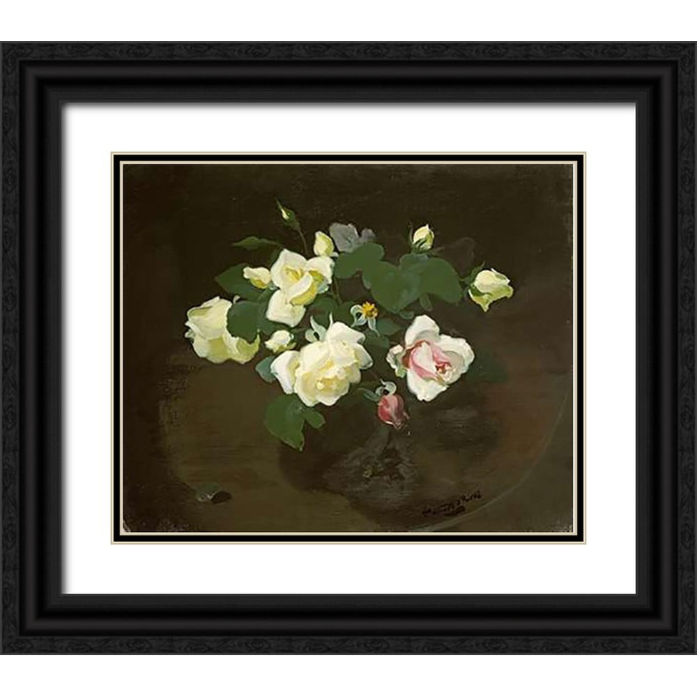 Park, James Stuart 14x12 Black Ornate Wood Framed with Double Matting ...