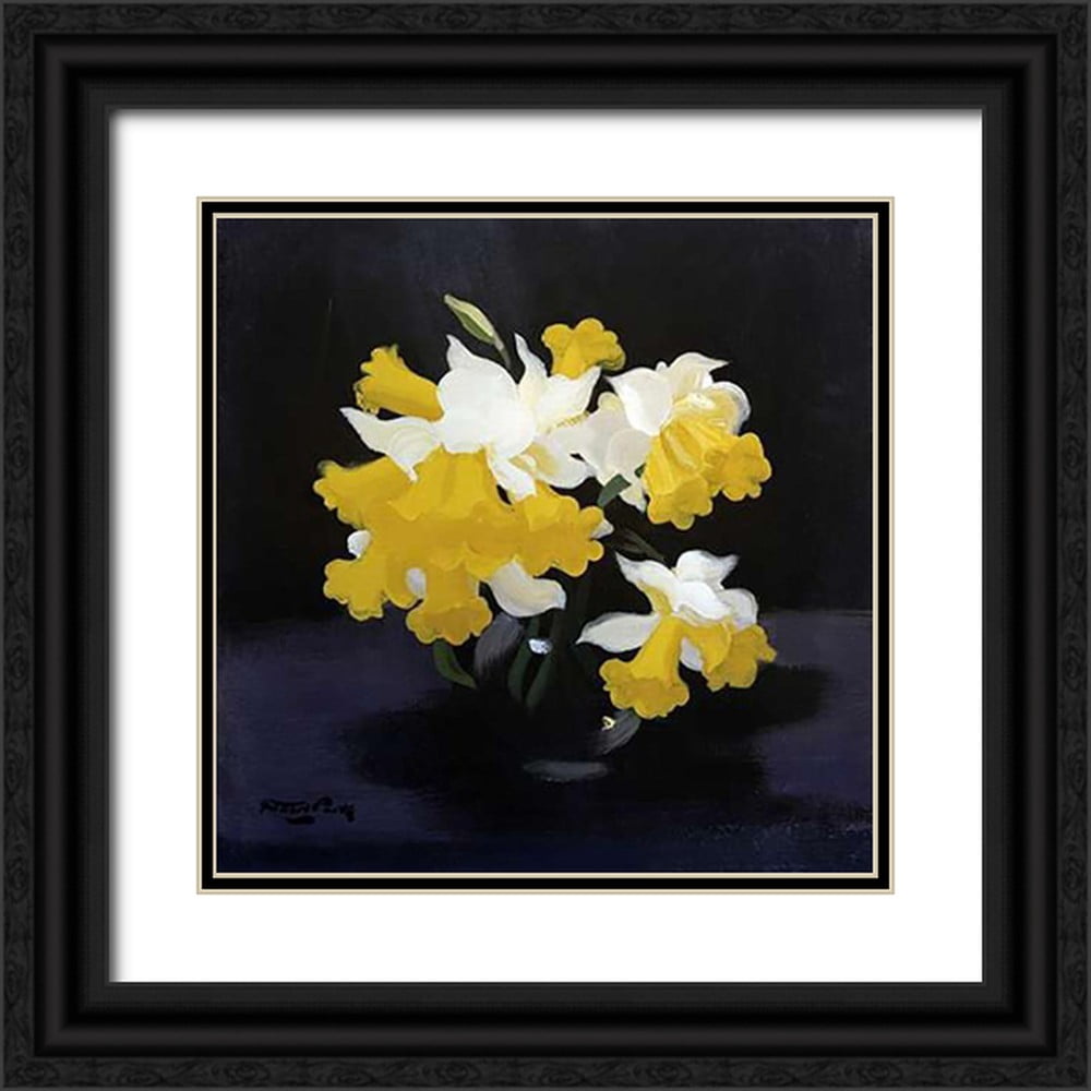 Park, James Stuart 20x20 Black Ornate Wood Framed with Double Matting ...