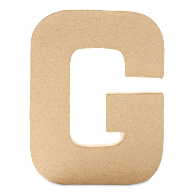 Park Lane Paper Mache Letter - G, Uppercase, 6" - Walmart.com