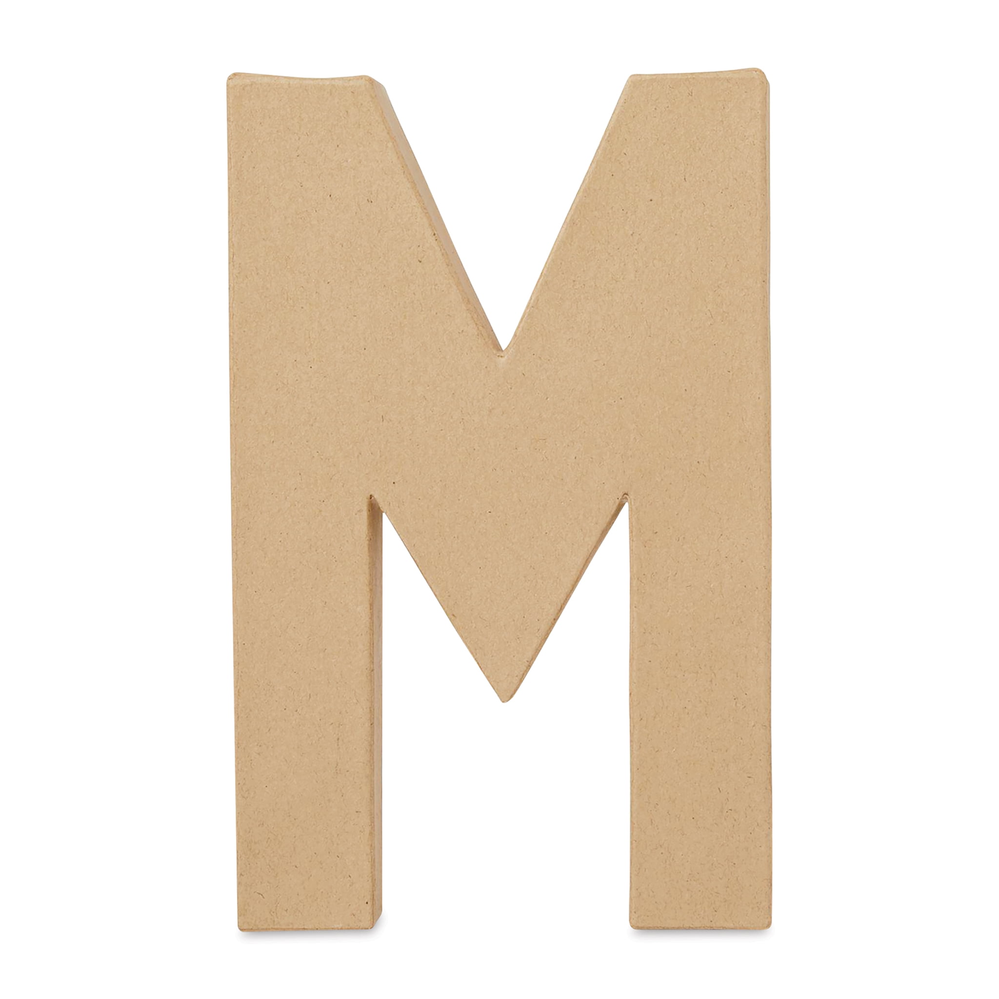Park Lane Paper Mache Letter - M, Uppercase, 8" - Walmart.com
