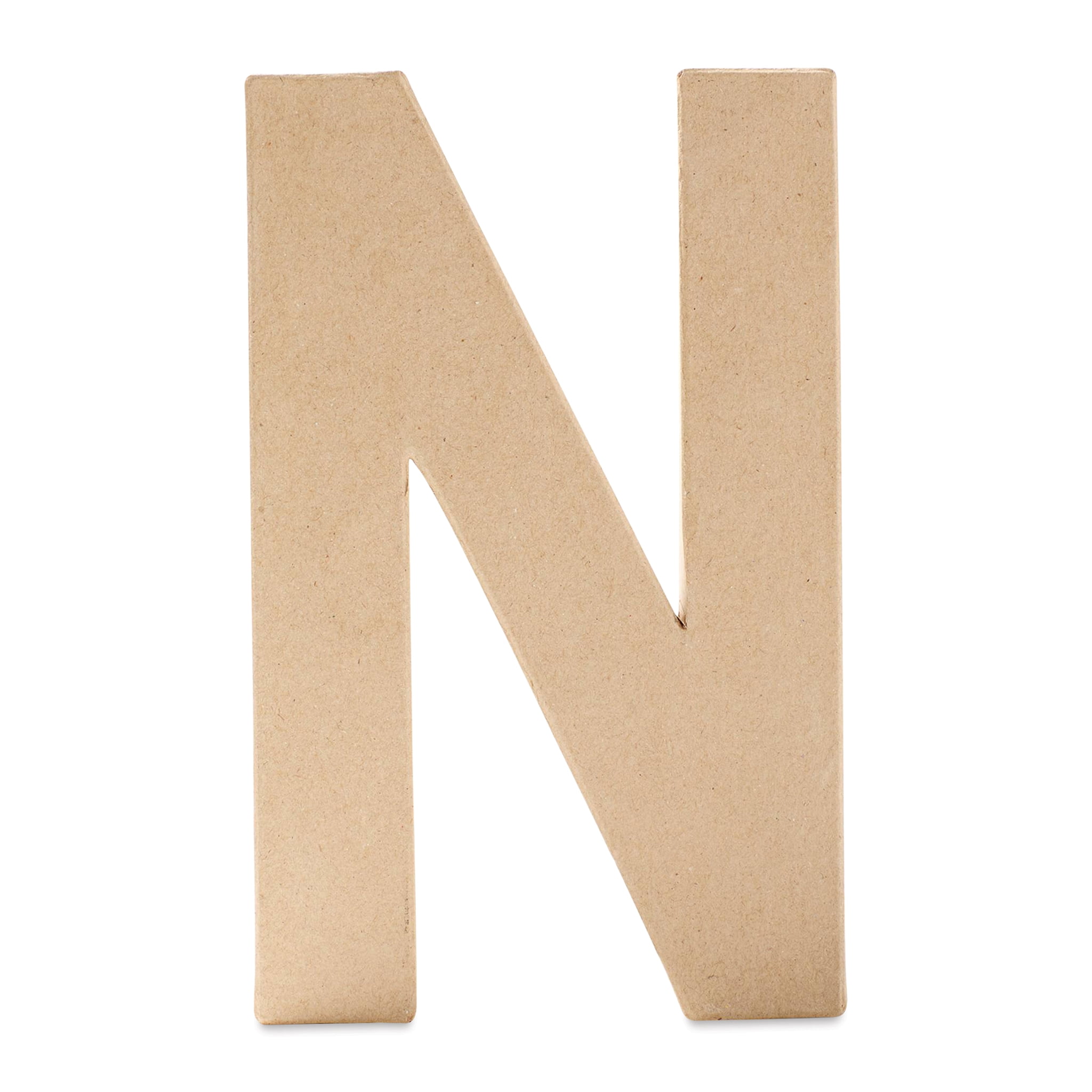 Park Lane Paper Mache Letter - N, Uppercase, 8" - Walmart.com