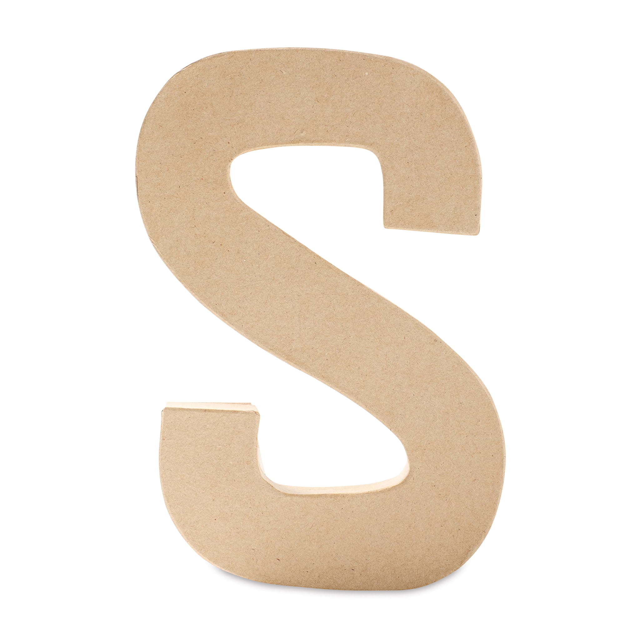 Park Lane Paper Mache Letter - S, Uppercase, 8" - Walmart.com
