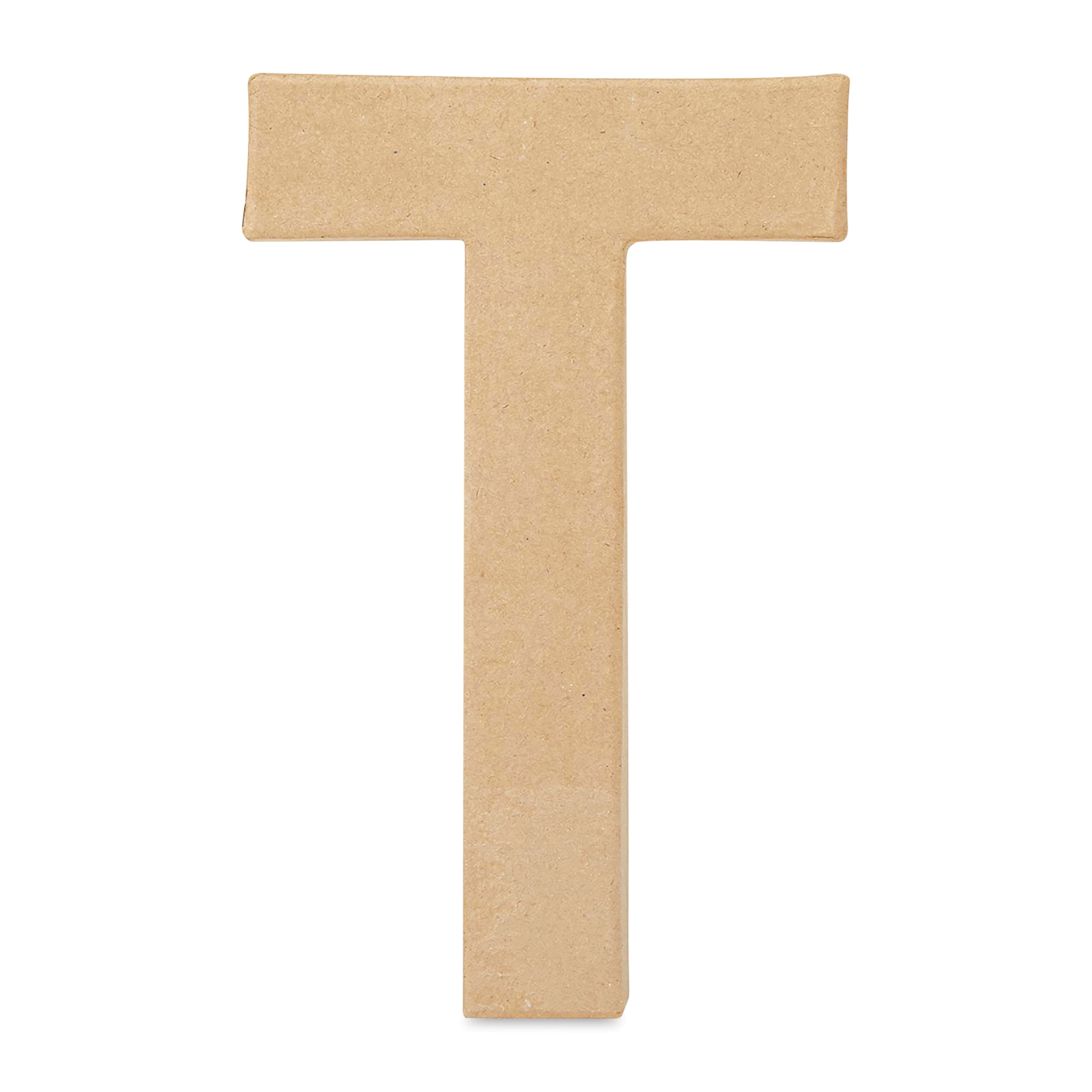 Park Lane Paper Mache Letter - T, Uppercase, 8" - Walmart.com