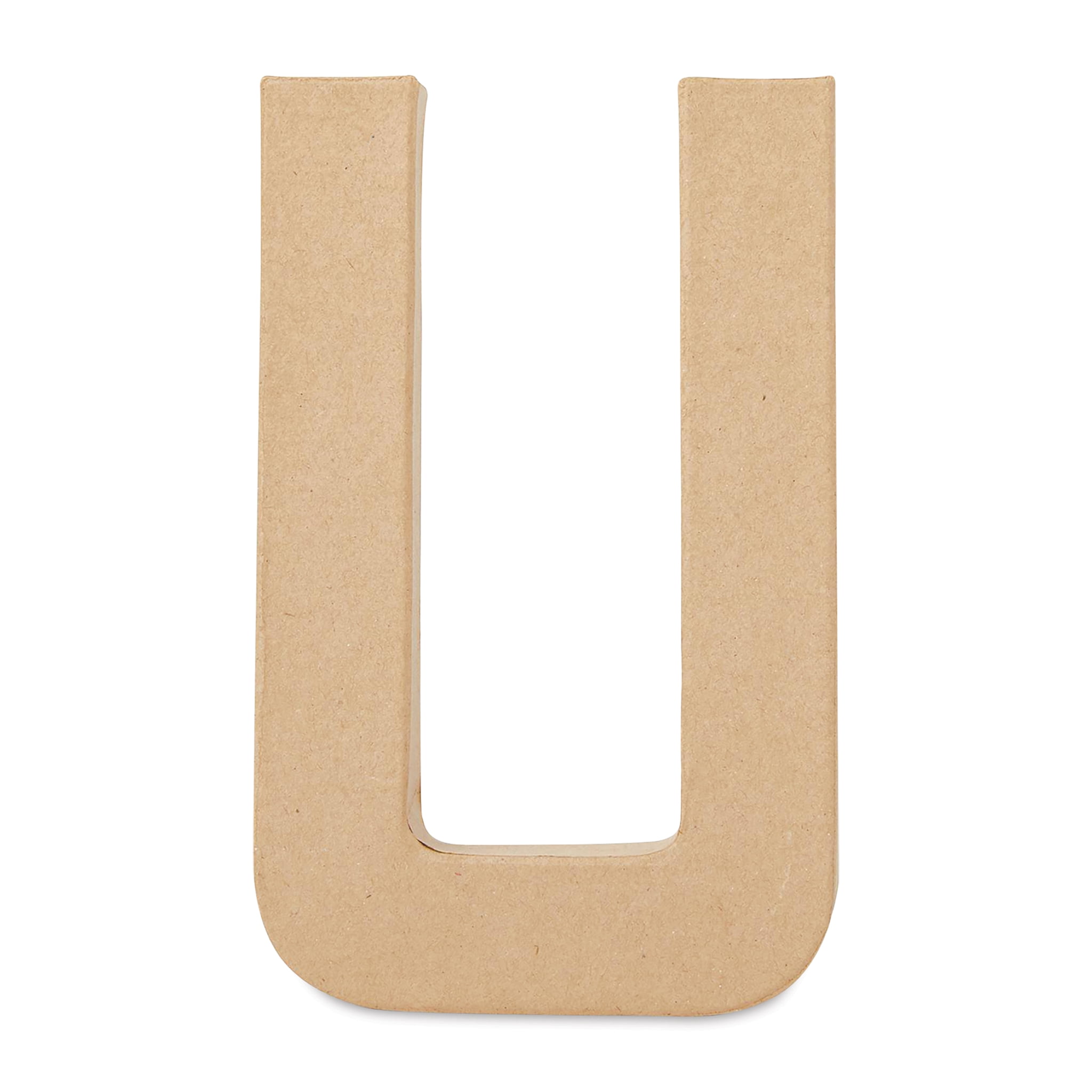 Park Lane Paper Mache Letter - U, Uppercase, 8" - Walmart.com