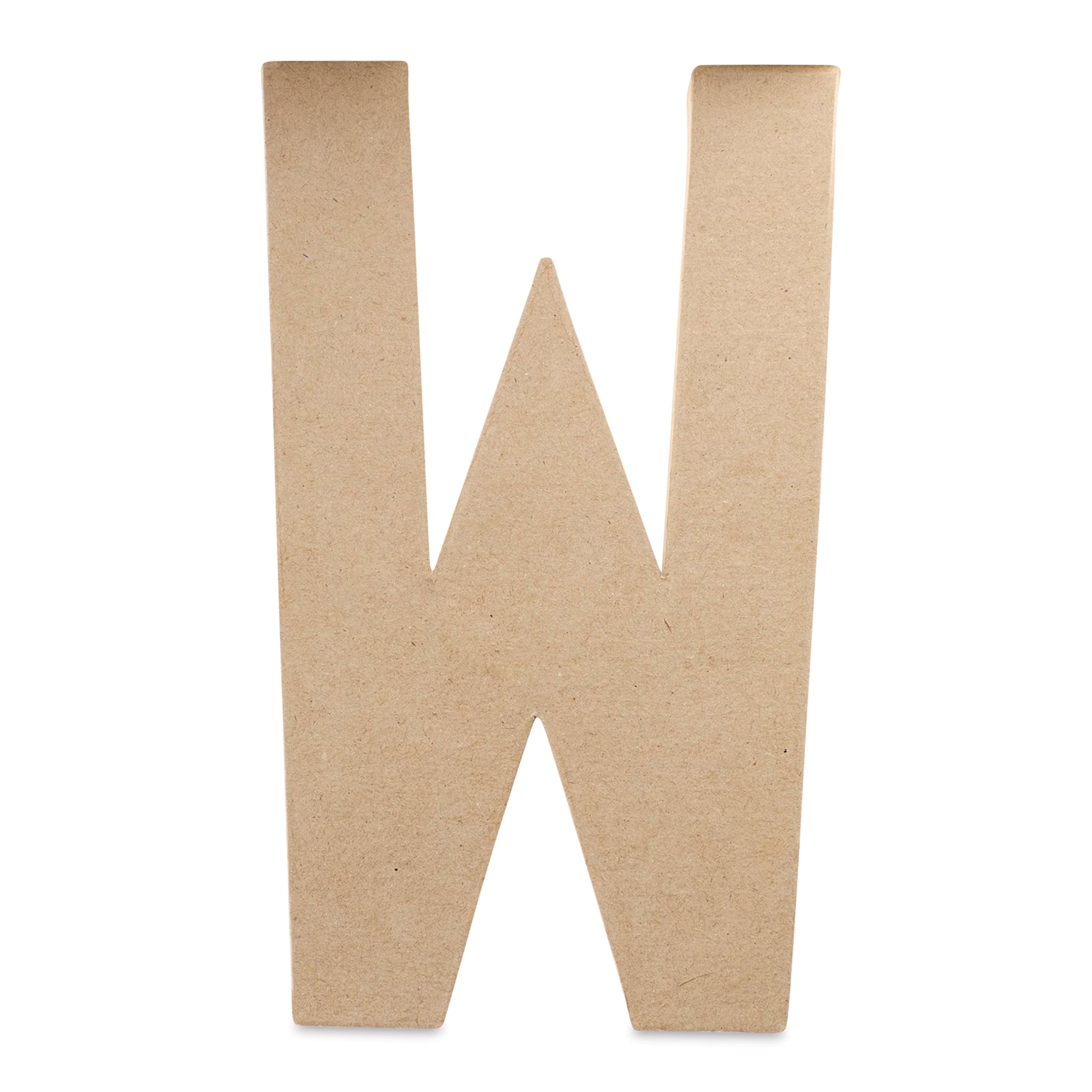 Park Lane Paper Mache Letter - W, Uppercase, 8" - Walmart.com