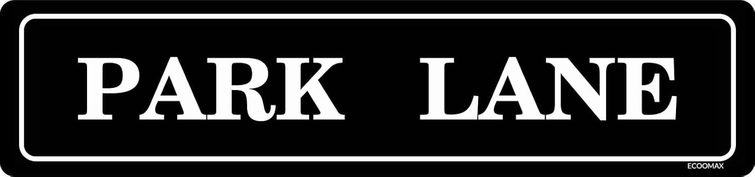 Park Lane Sign Street Road Traffic Sign Metal Plate Wall Plate Metal ...