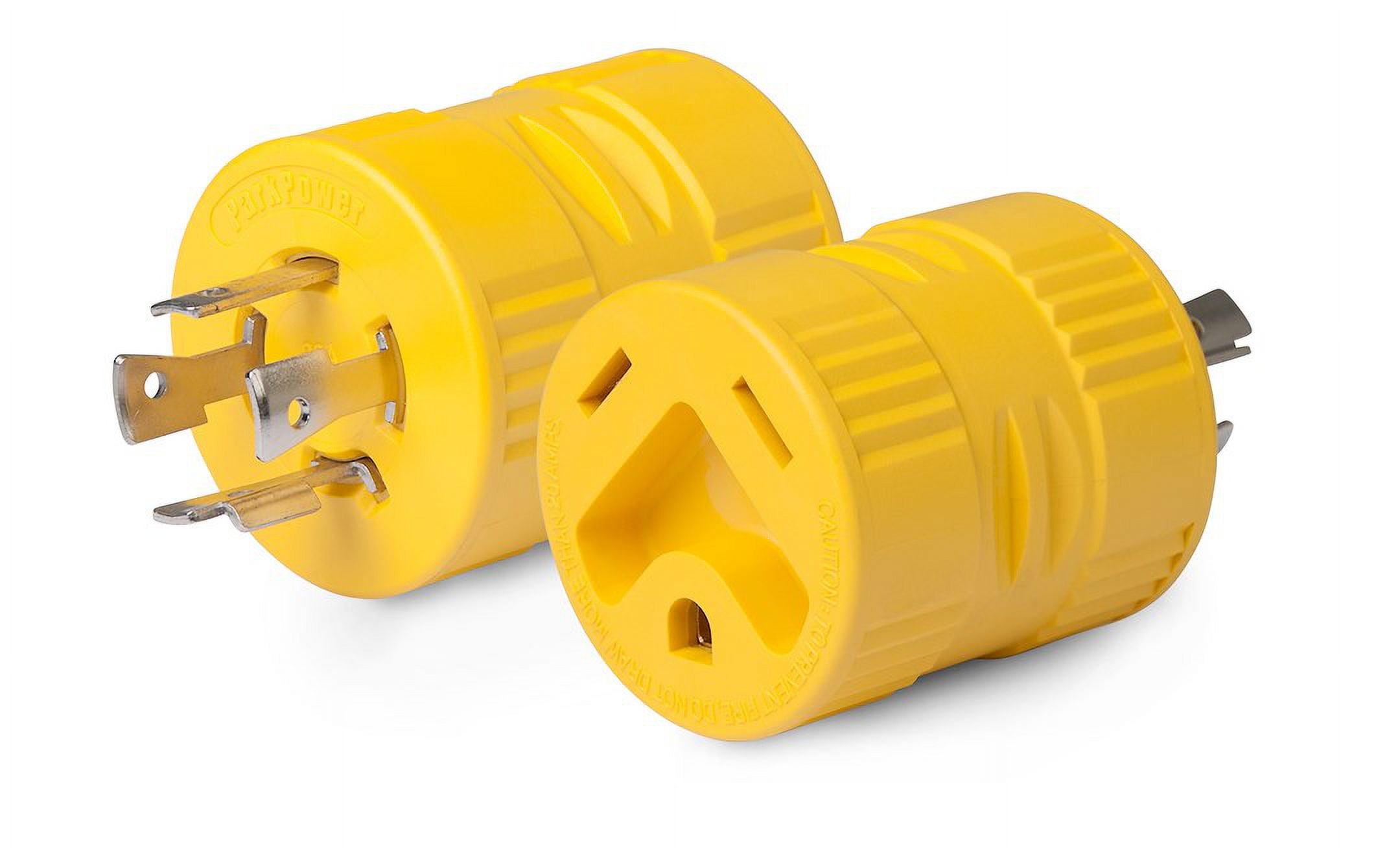 Park Power 128A RV Generator Adapter 20 Amp Locking, 4-Prong - Walmart.com