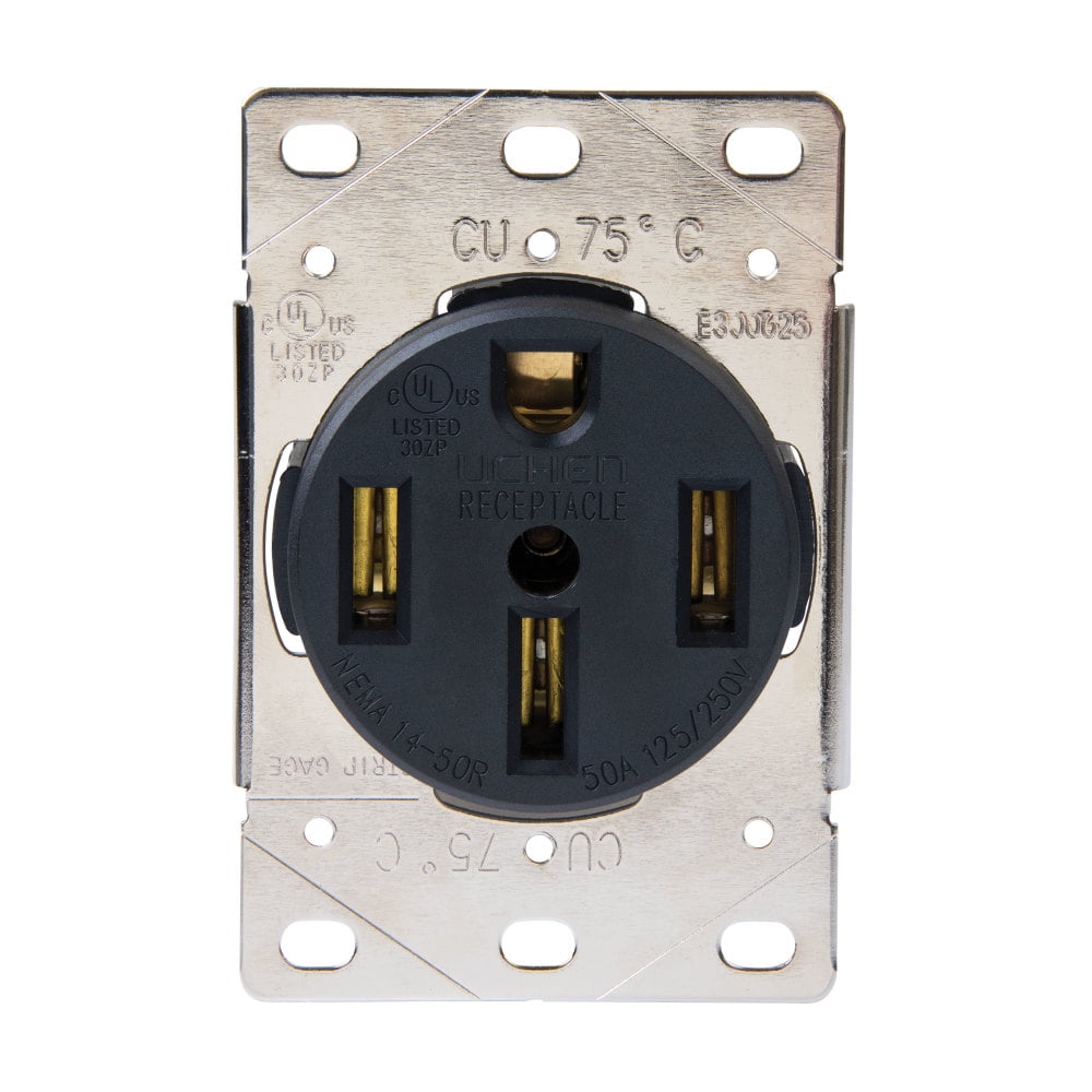 Park Power 50ARVREC Dead Front Receptacle - 50 Amp - Walmart.com