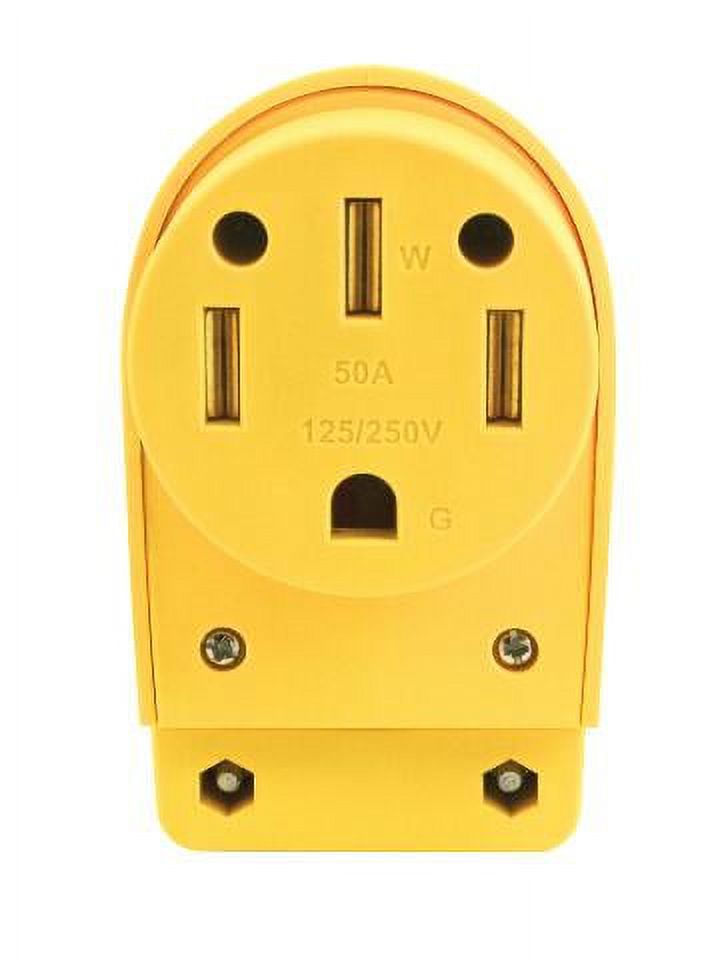 Park Power 50FCRV Female Replacement Power Cord End with Handle, 50 Amp ...