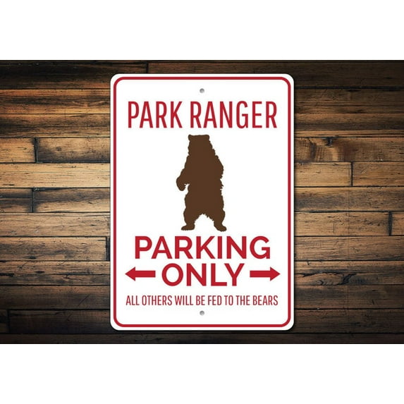 Park Ranger Sign Park Ranger Parking Sign Ranger Gift Park Ranger Gift ...