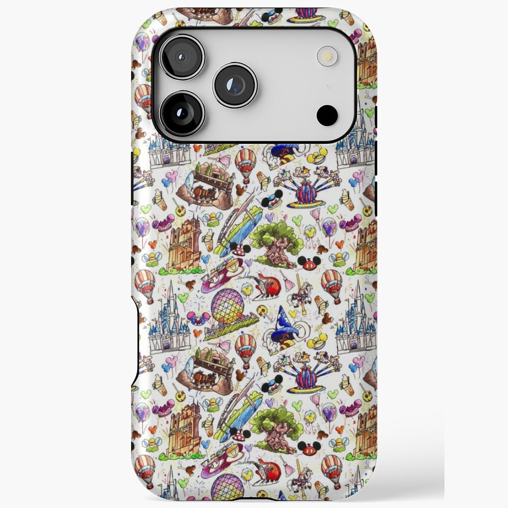 Park Rides Vacation Park Hopper Compatible Phone Case for iPhone 11–17 ...