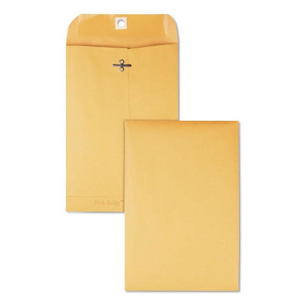 Park Ridge Kraft Clasp Envelope, #55, Square Flap, Clasp/gummed Closure ...
