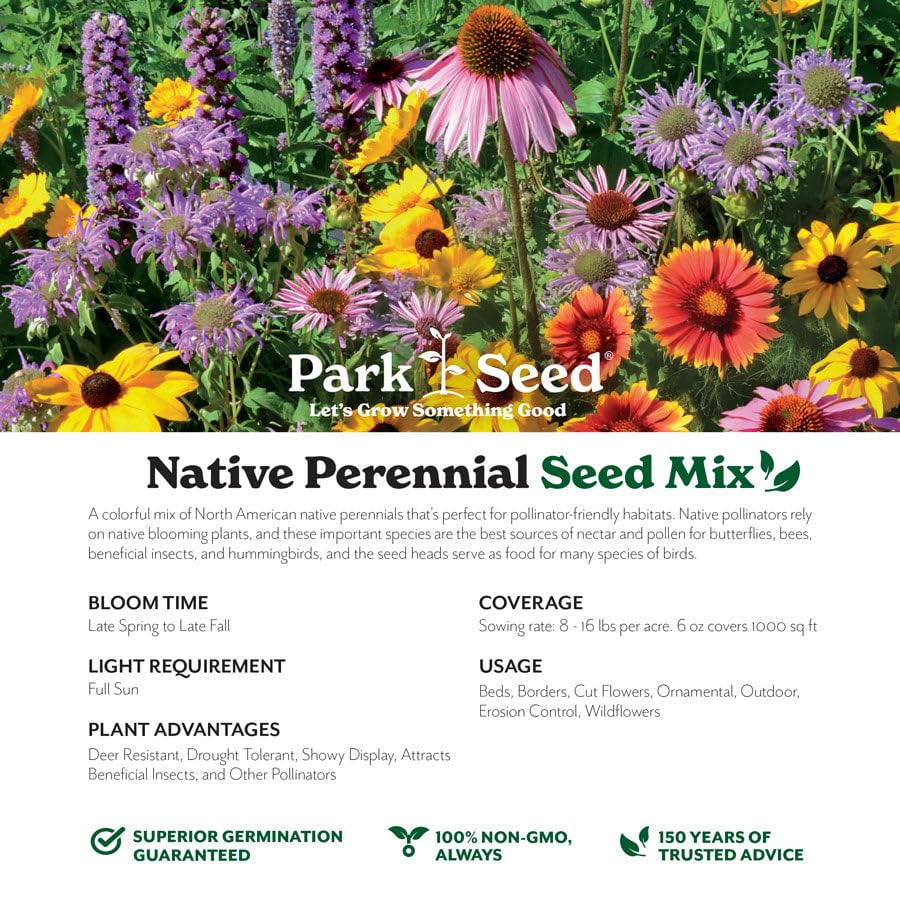Park Seed Grow AJH3 Your Own Vibrant Perennial Wildflower Garden Seeds ...