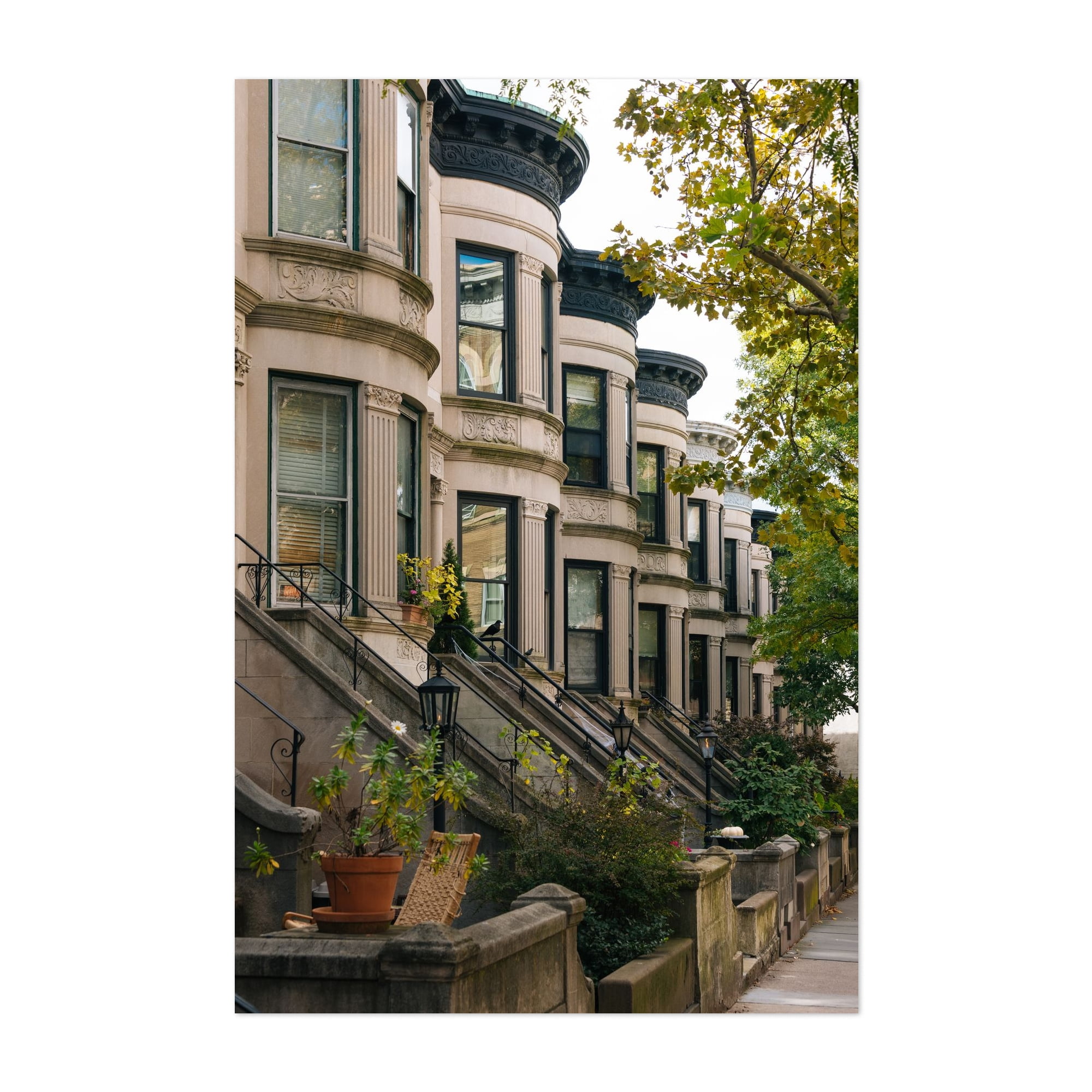 Park Slope Residential 01 - Brooklyn New York Photography Unframed Wall ...