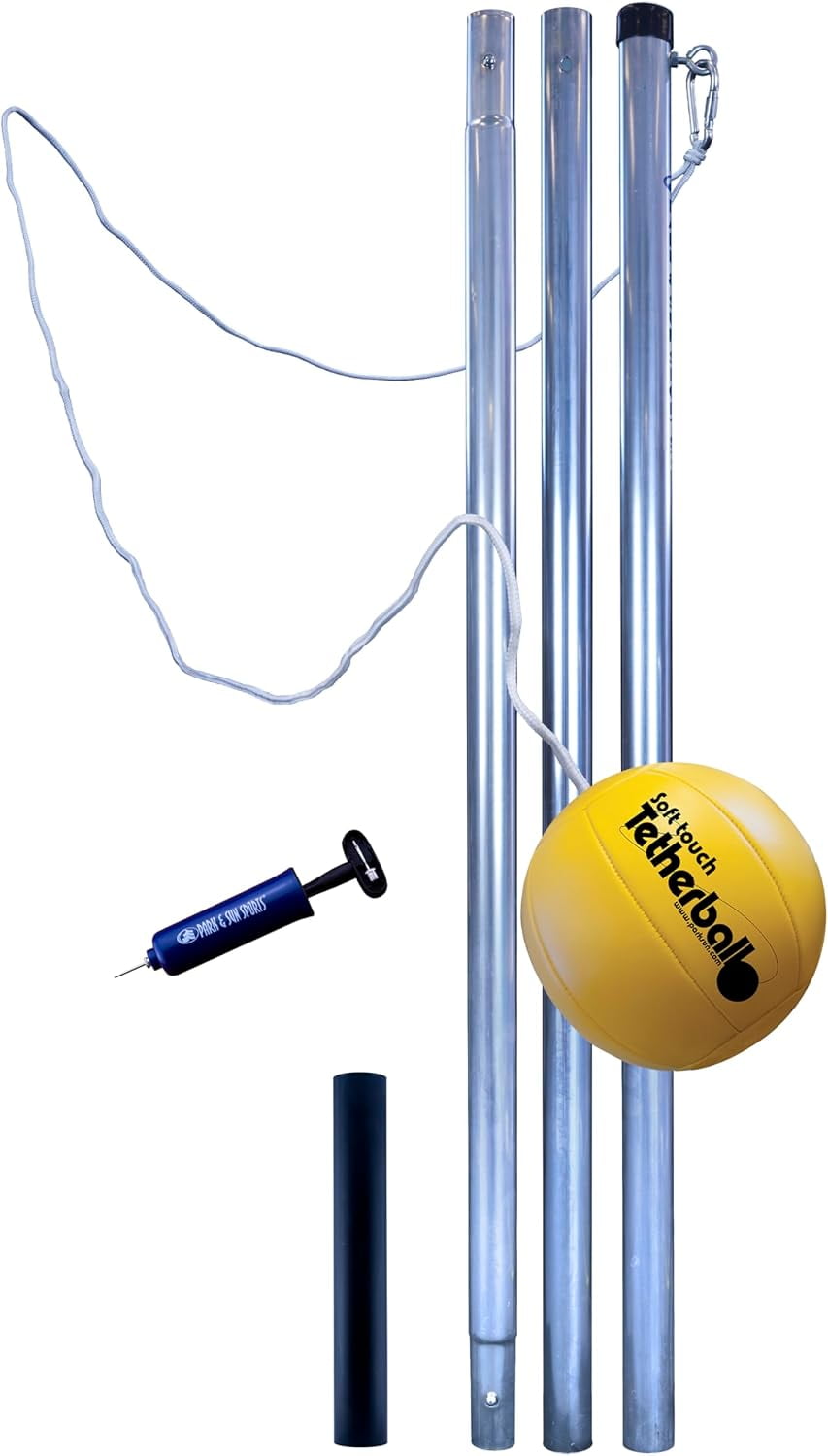 Park & Sun Sports Permanent Outdoor Tetherball Set with Accessories ...
