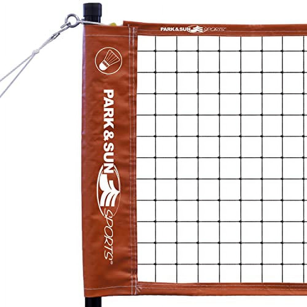 Park & Sun Sports Portable Outdoor Badminton Net System with Carrying ...
