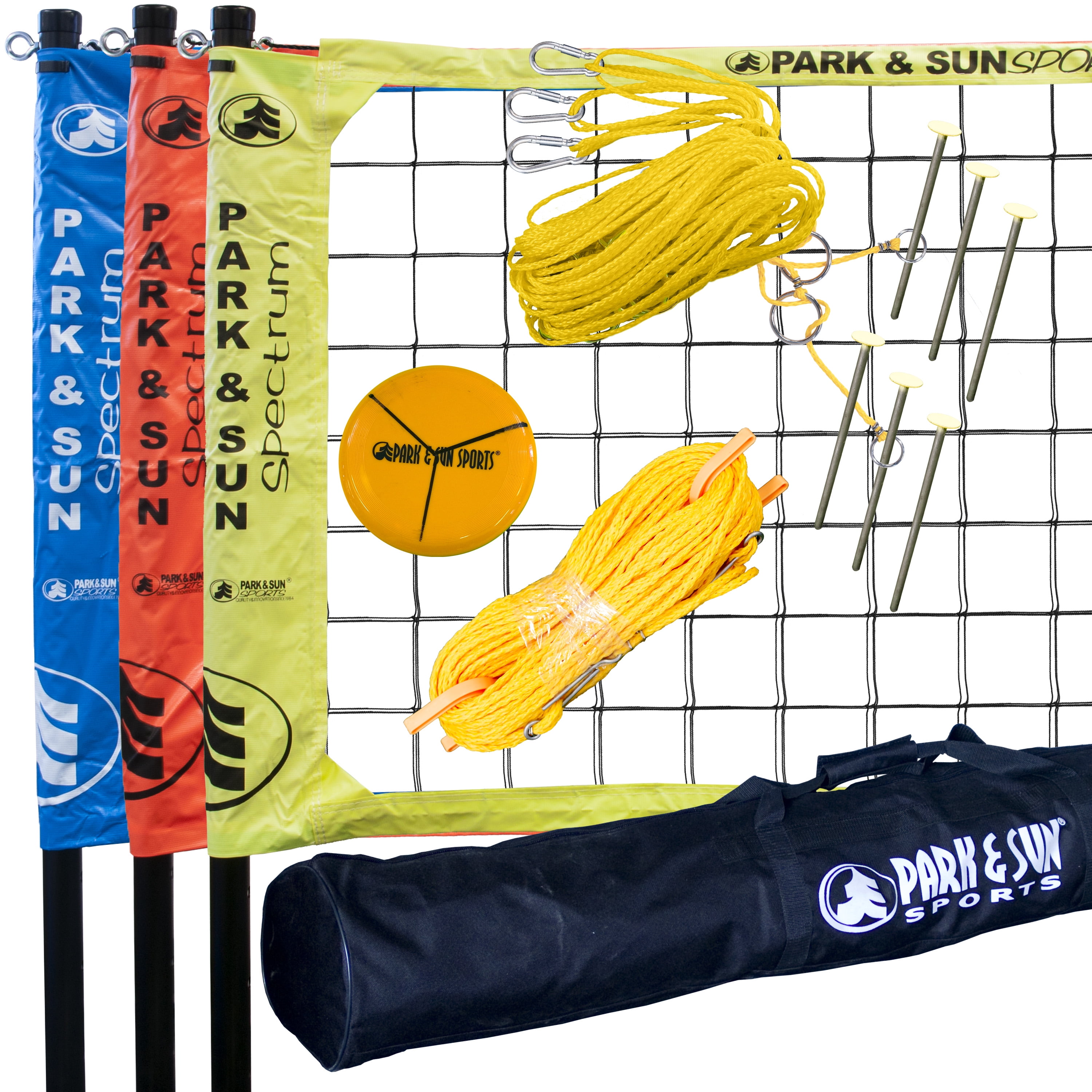 Free Shipping! Park and Sun Sports Tri-Ball Pro 3-Way Volleyball Set ...