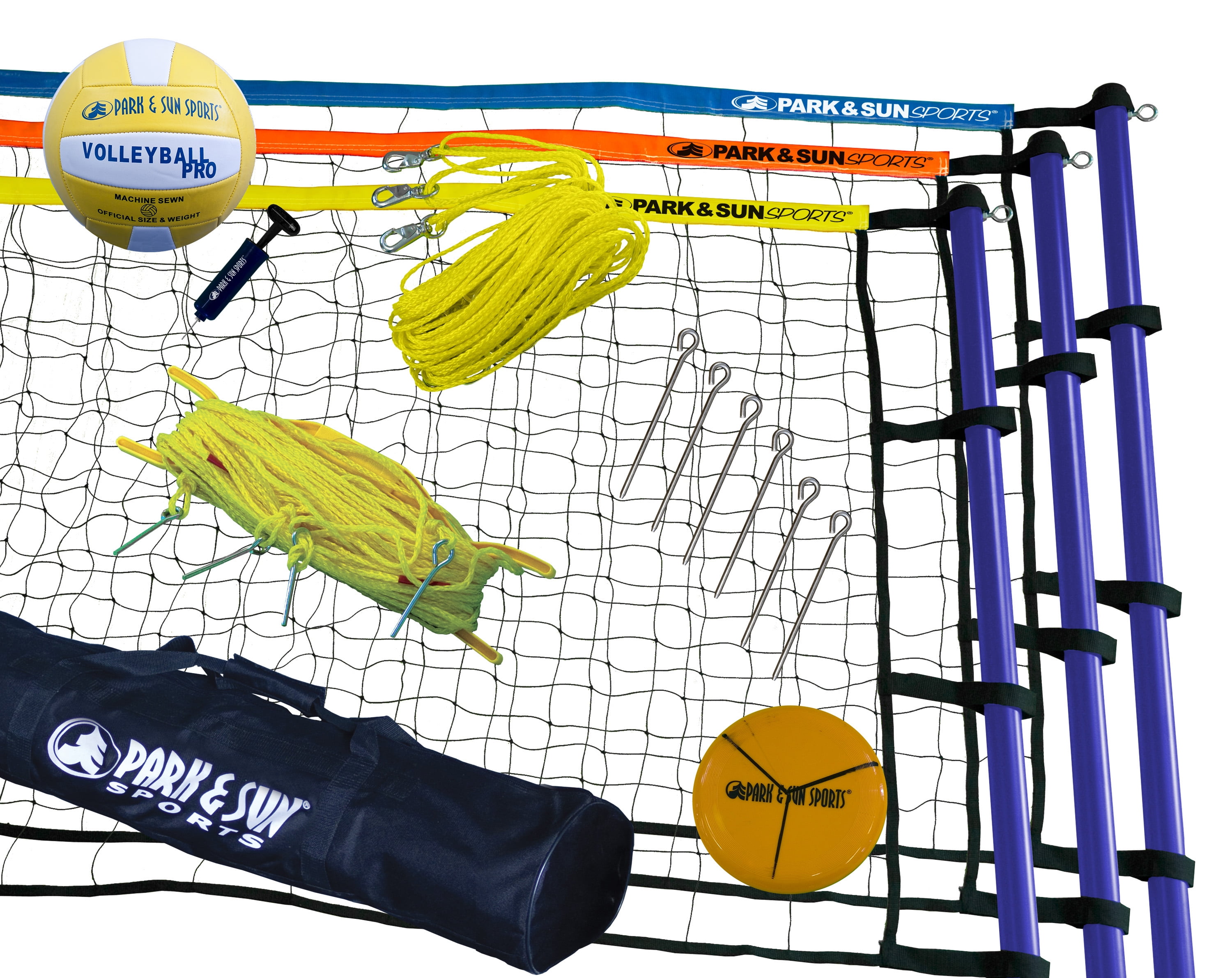 Park & Sun Sports Tri-Ball Sport (3-Way Volleyball Set) - Walmart.com
