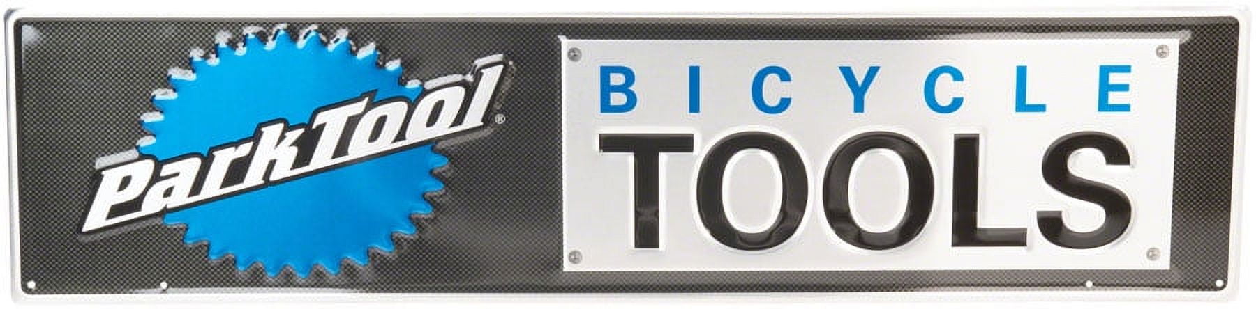 Park Tool Metal Bicycle Tools Sign, Black/Blue/Silver MLS-2 - Walmart.com